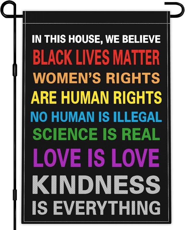 Pride LGBTQ Human Rights Garden Flag 12x18 Inch Equal Rights For Others ...