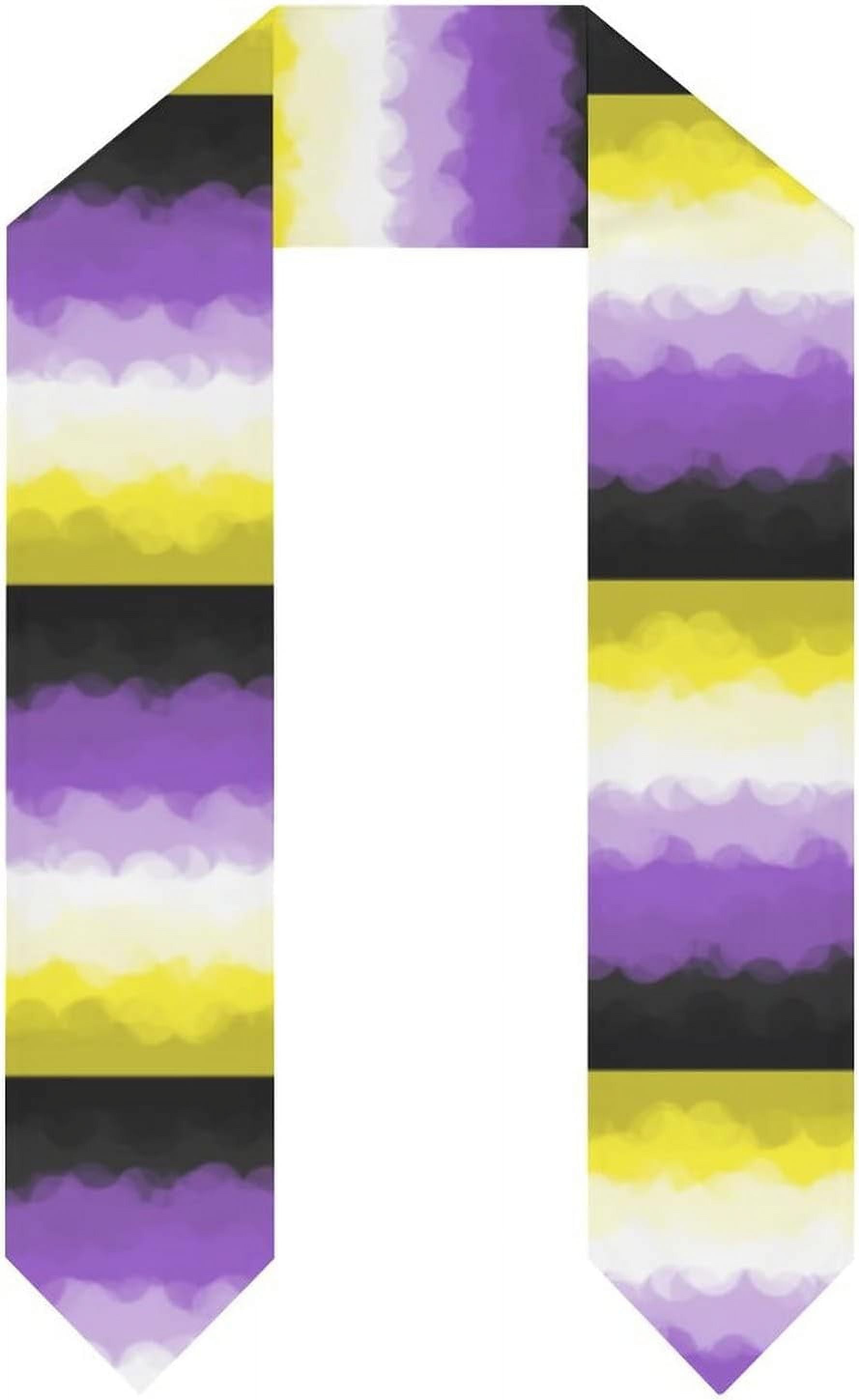 Pride LGBTQ Pattern Graduation Shawl Sash Stole Scarves Wraps - Walmart.com