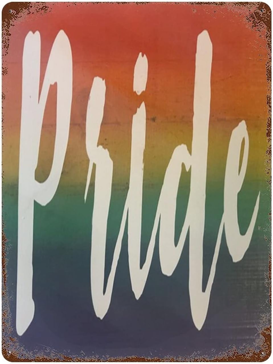 Pride Metal Sign Rainbow Sign Rainbow Pride Sign Gay Pride Wedding Sign ...
