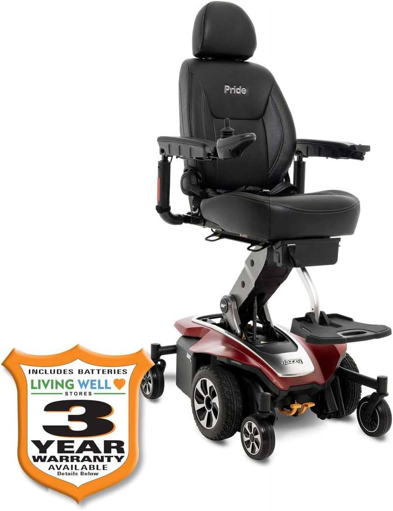 Pride Mobility Jazzy Air 2 Power Chair, with 5-Year Extended Warranty ...
