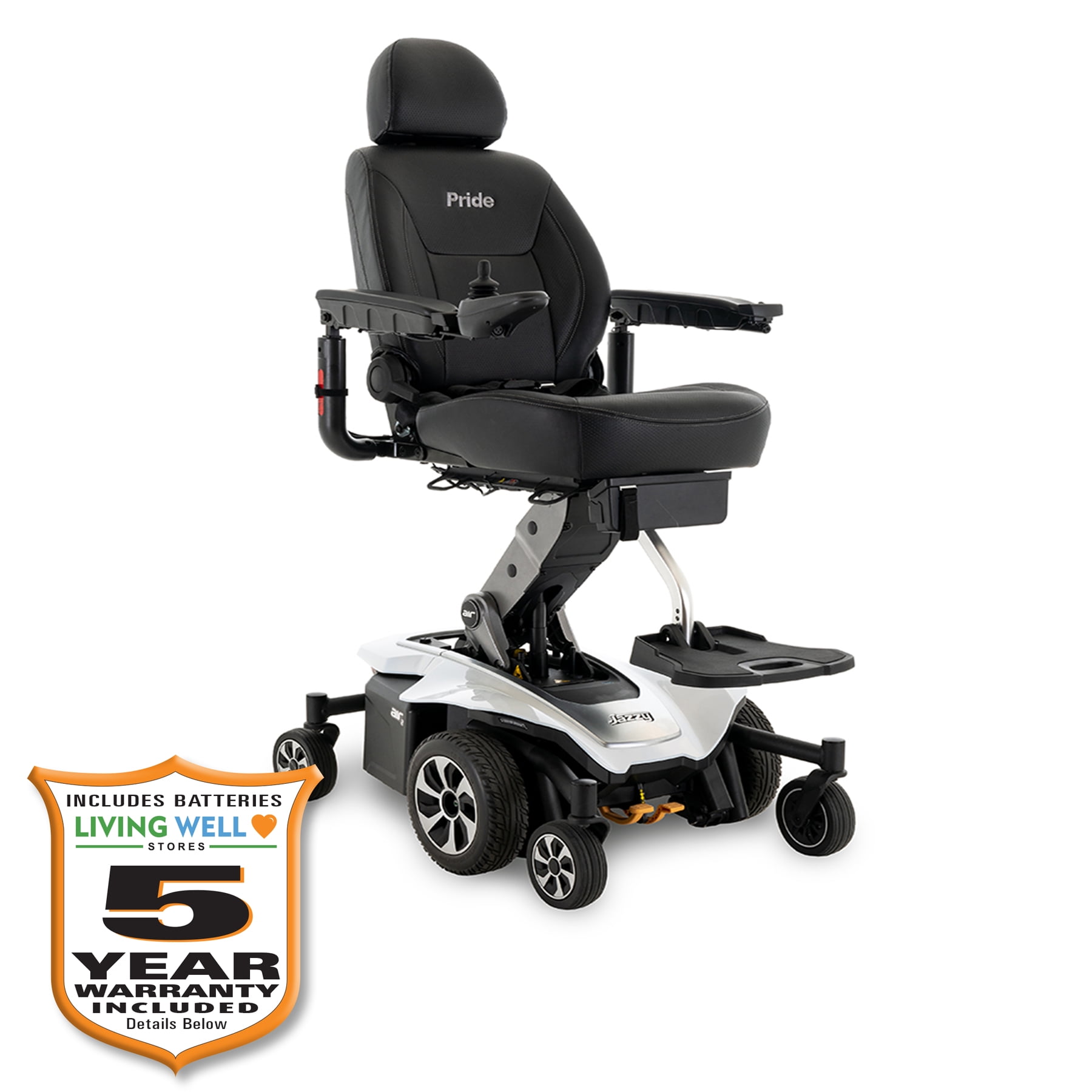 Pride Mobility Jazzy Air 2 Power Chair, with 5-Year Extended Warranty ...