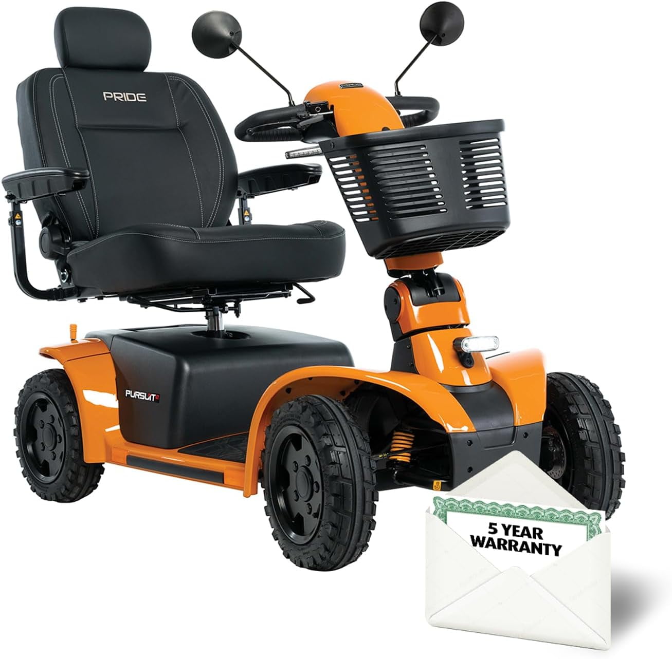 Pride Mobility Pursuit 2 HD Mobility Scooter, 400 Lb. Weight Capacity ...