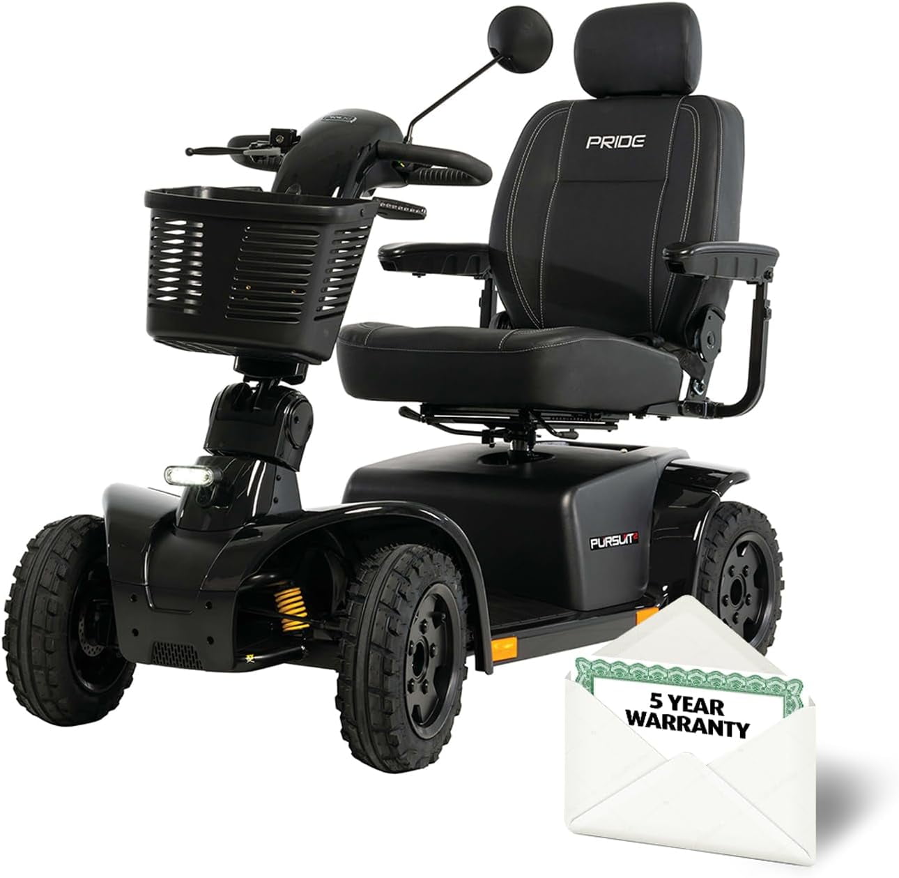 Pride Mobility Pursuit 2 HD Mobility Scooter, 400 Lb. Weight Capacity ...
