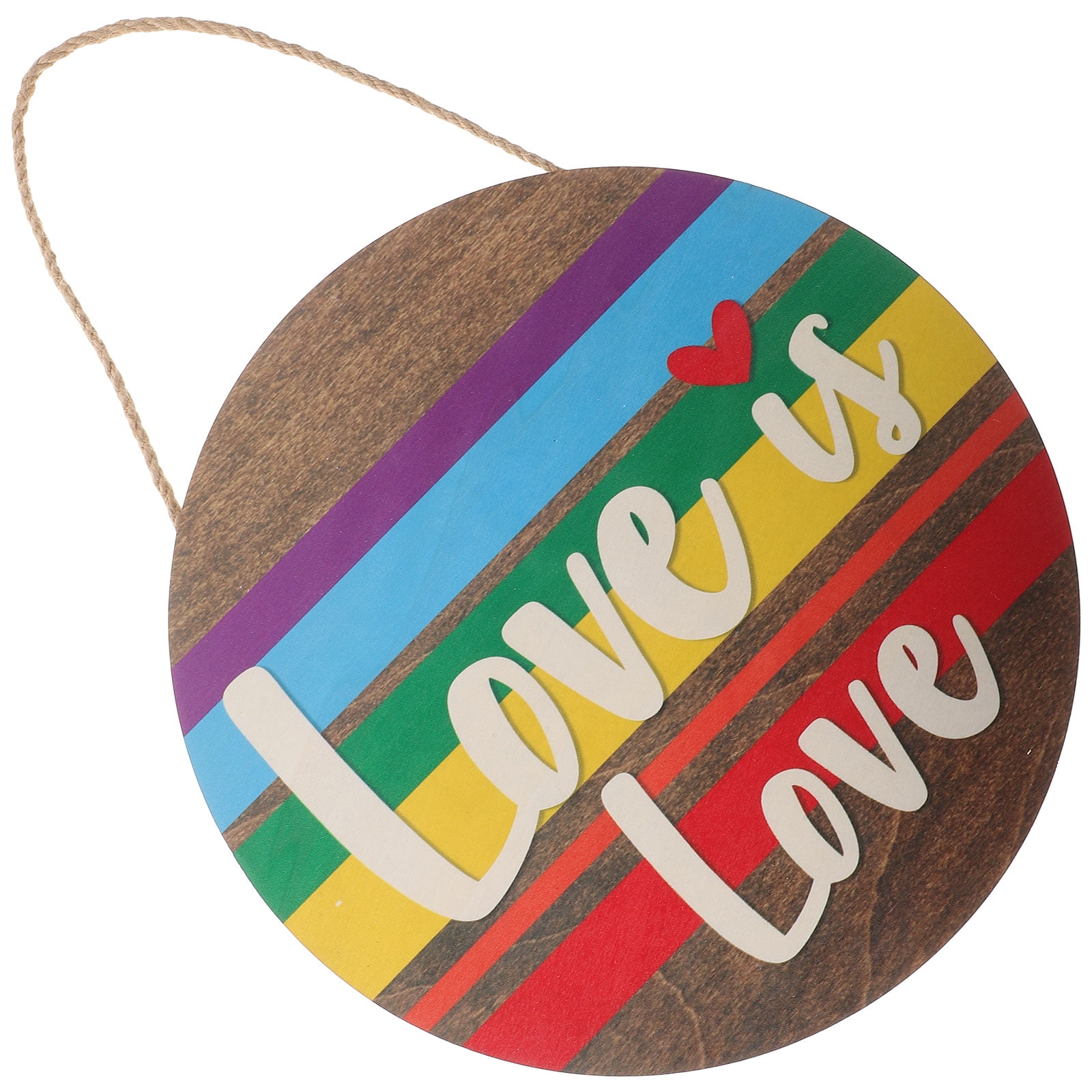 Pride Month Front Door Decor Rainbow Sign Indoor Label Peat Drip Office ...