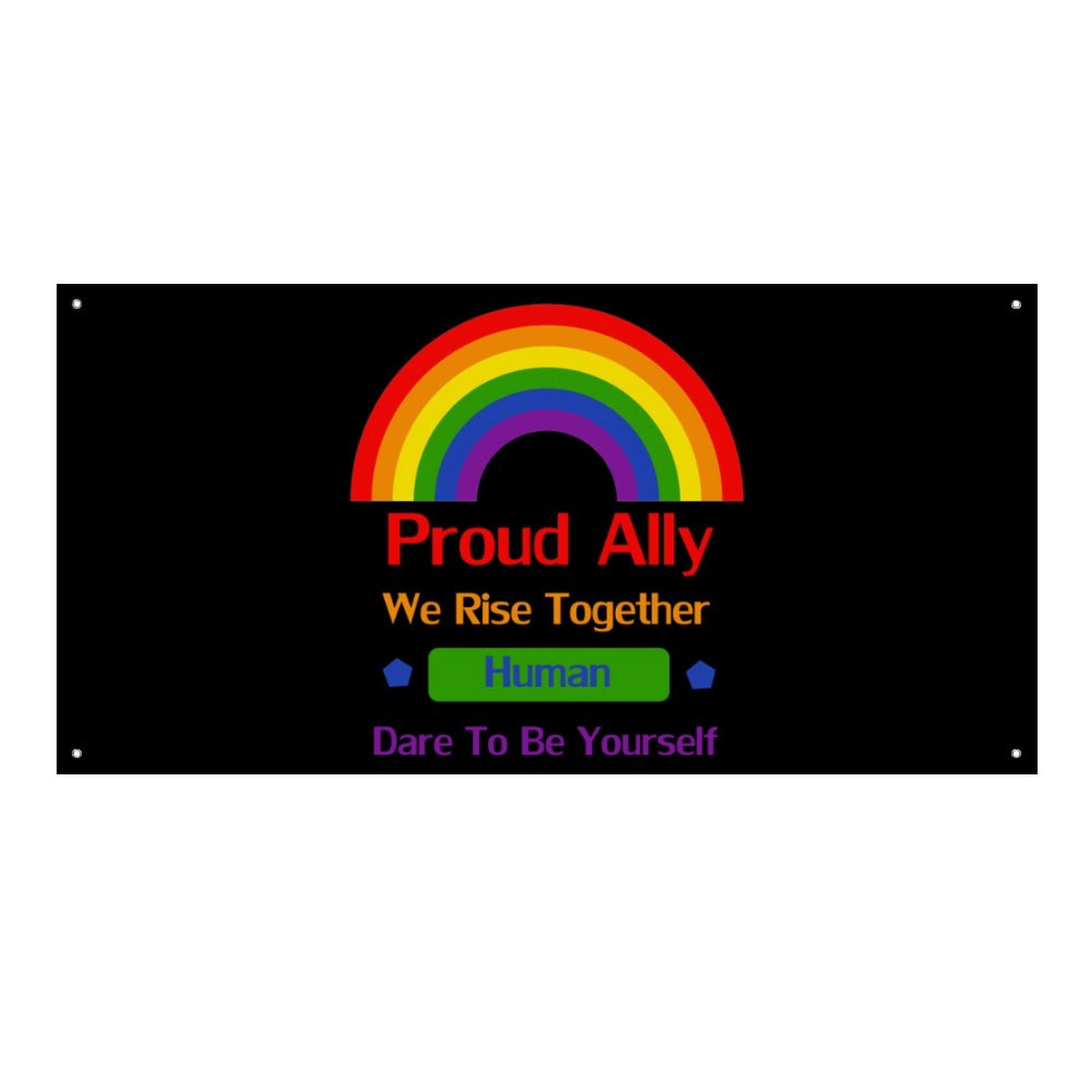 Pride Month LGBTQ Gay Pride Ally Banners Flag Hanging Backdrop Sign ...