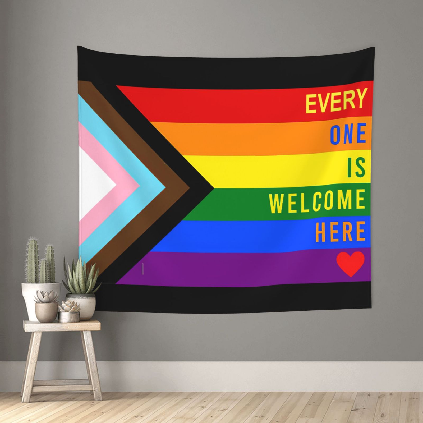 Pride Month LGBTQ Gay Pride Ally Pattern Tapestry Banner Backdrop Flag ...