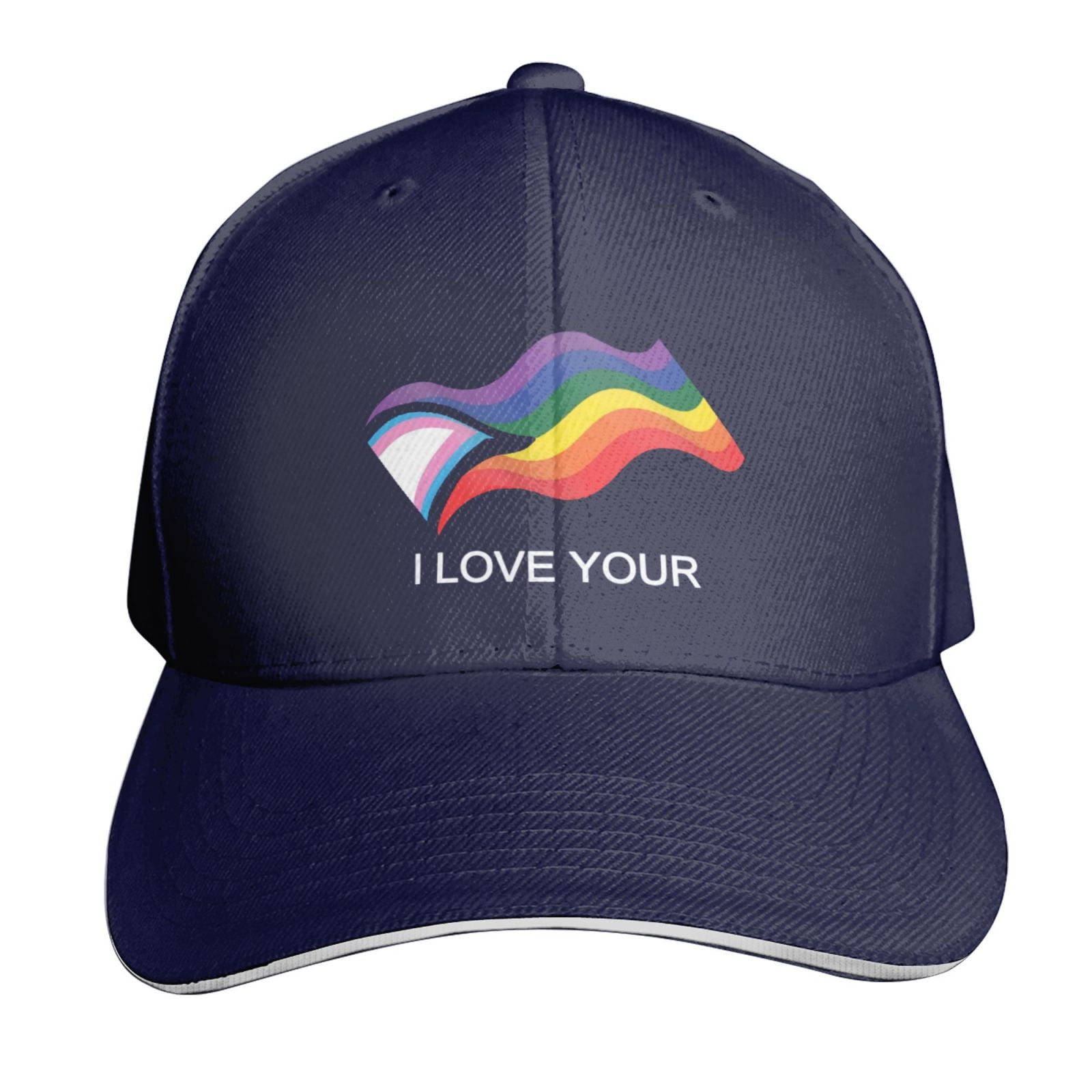 Pride Month LGBTQ Gay Pride Flag Baseball Cap Dad Hat Adjustable Magic ...