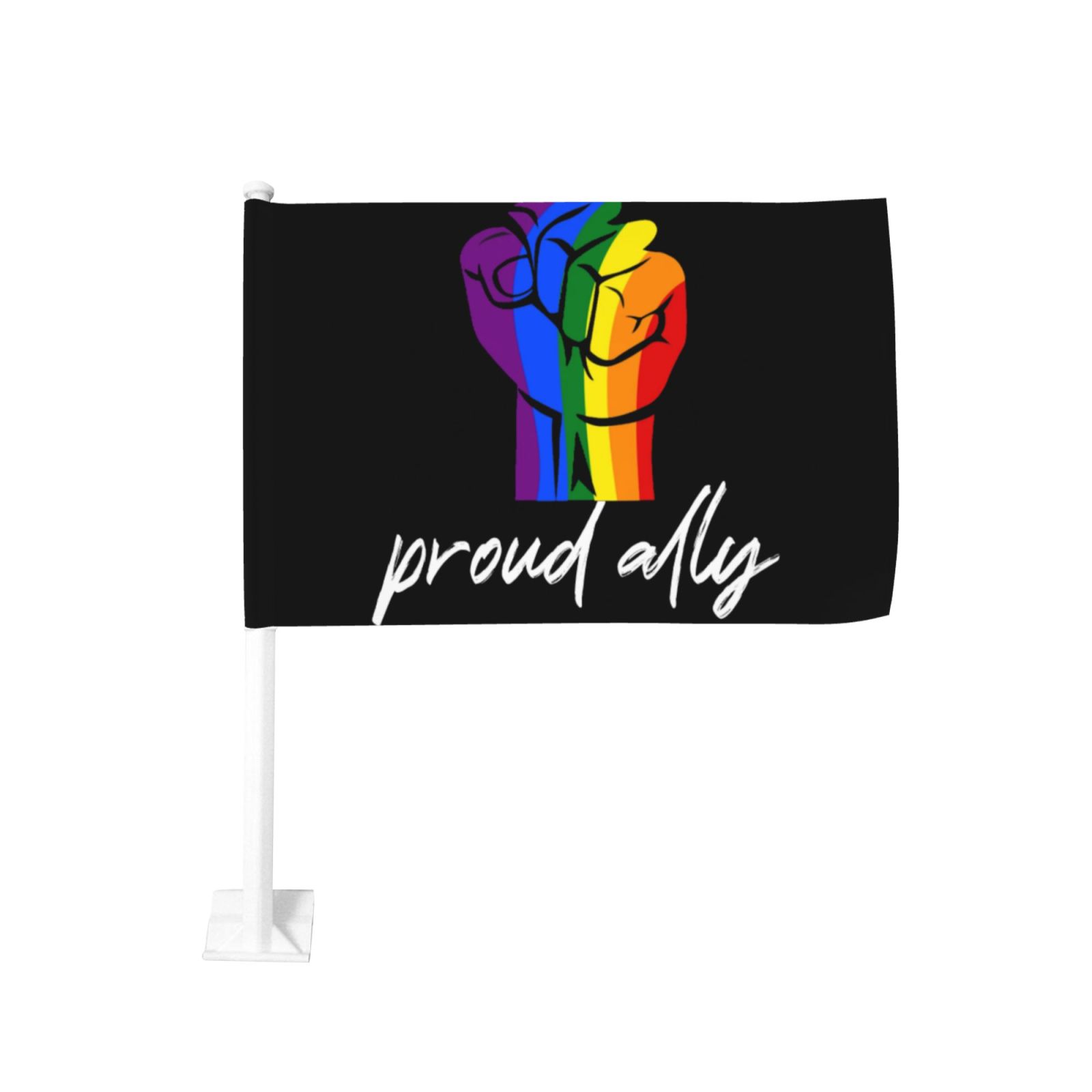 Pride Month Lgbtq G-ay Pride Ally Car Flag Double-Sided Outdoor Flags ...