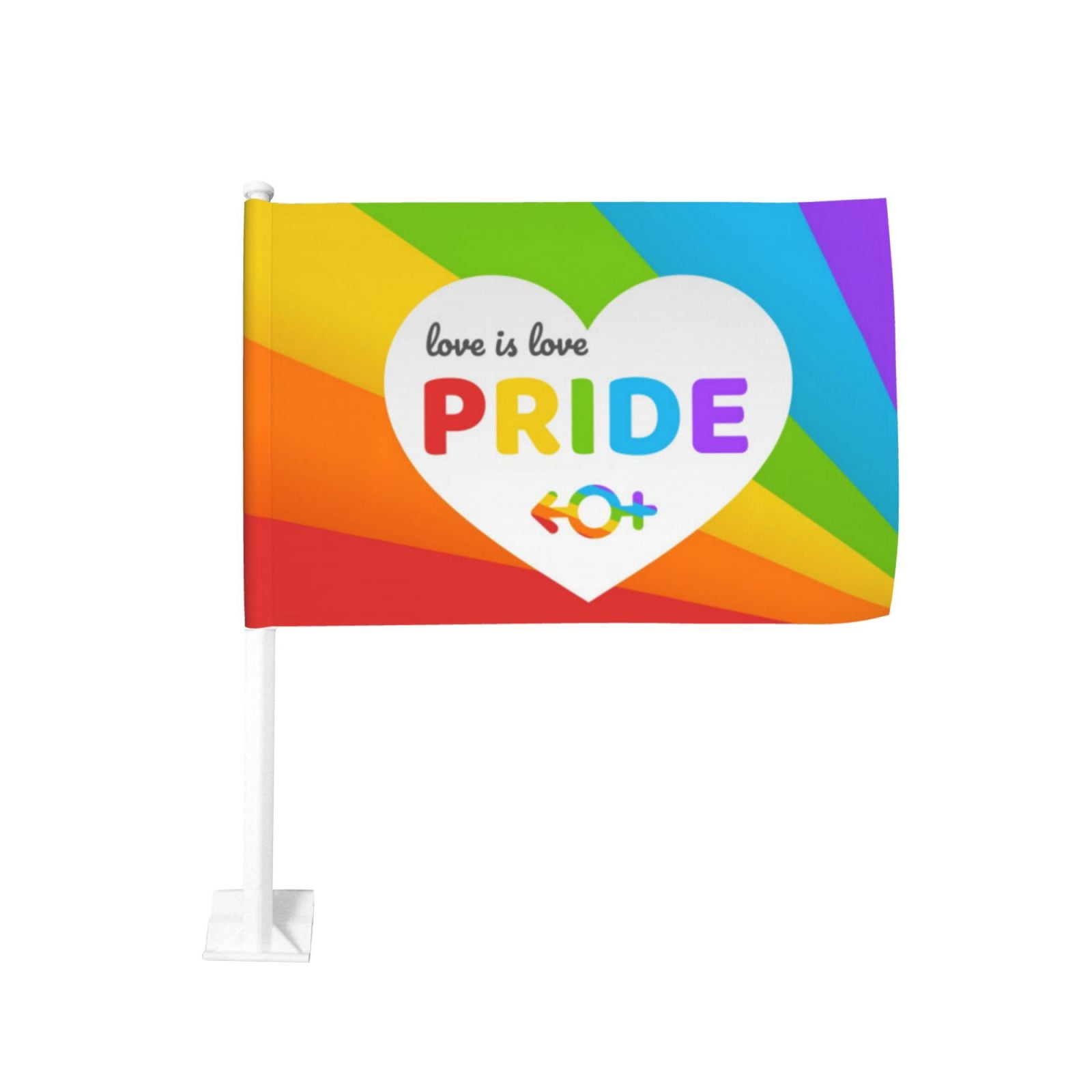 Pride Month Lgbtq G-ay Pride Ally Car Flag Double-Sided Outdoor Flags ...