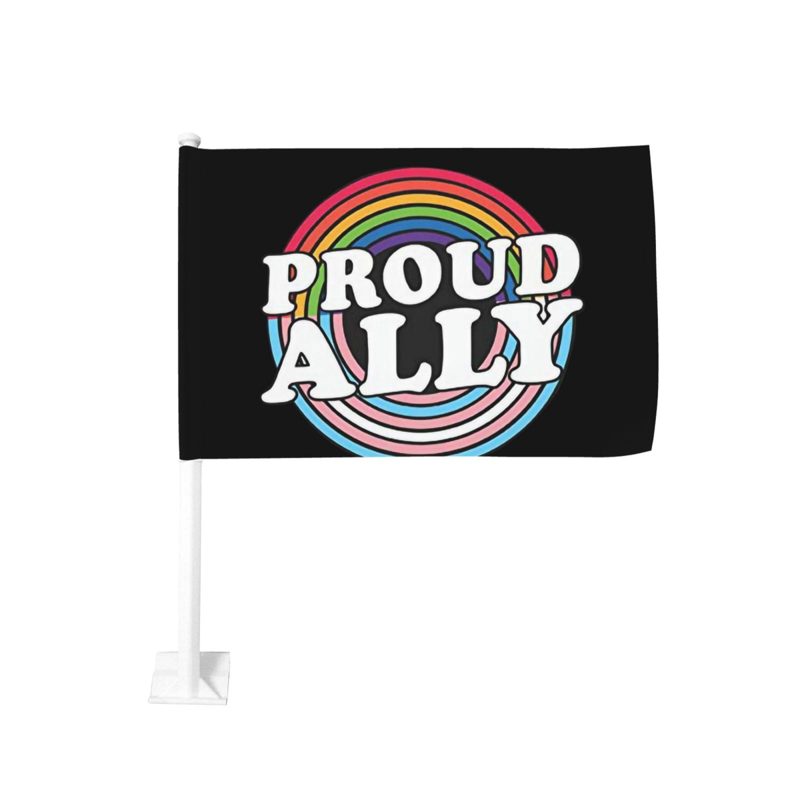 Pride Month Lgbtq G-ay Pride Ally Car Flag Double-Sided Outdoor Flags ...