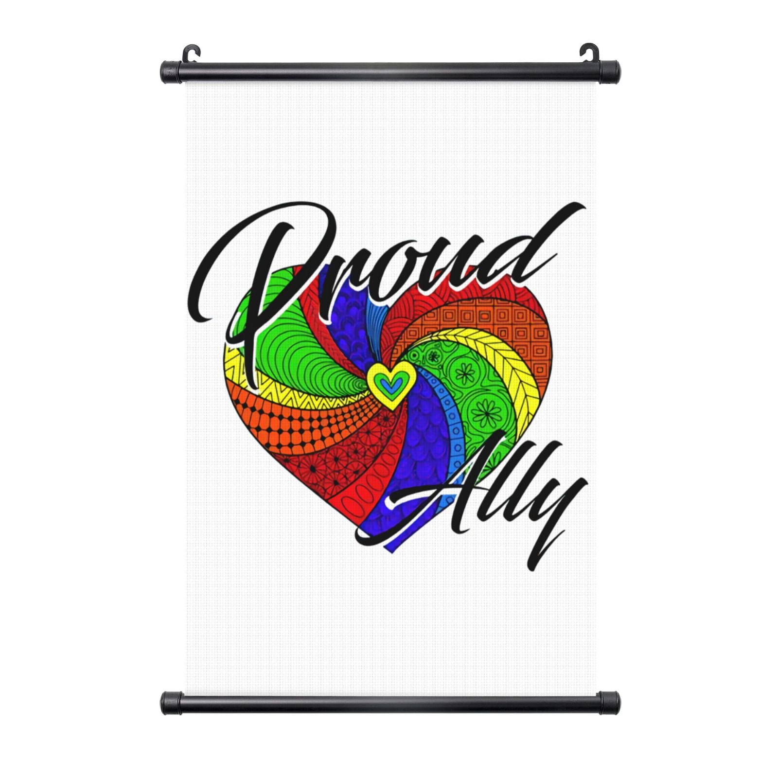 Pride Month Lgbtq G-ay Pride Ally Poster Wall Art Banner Backdrop ...