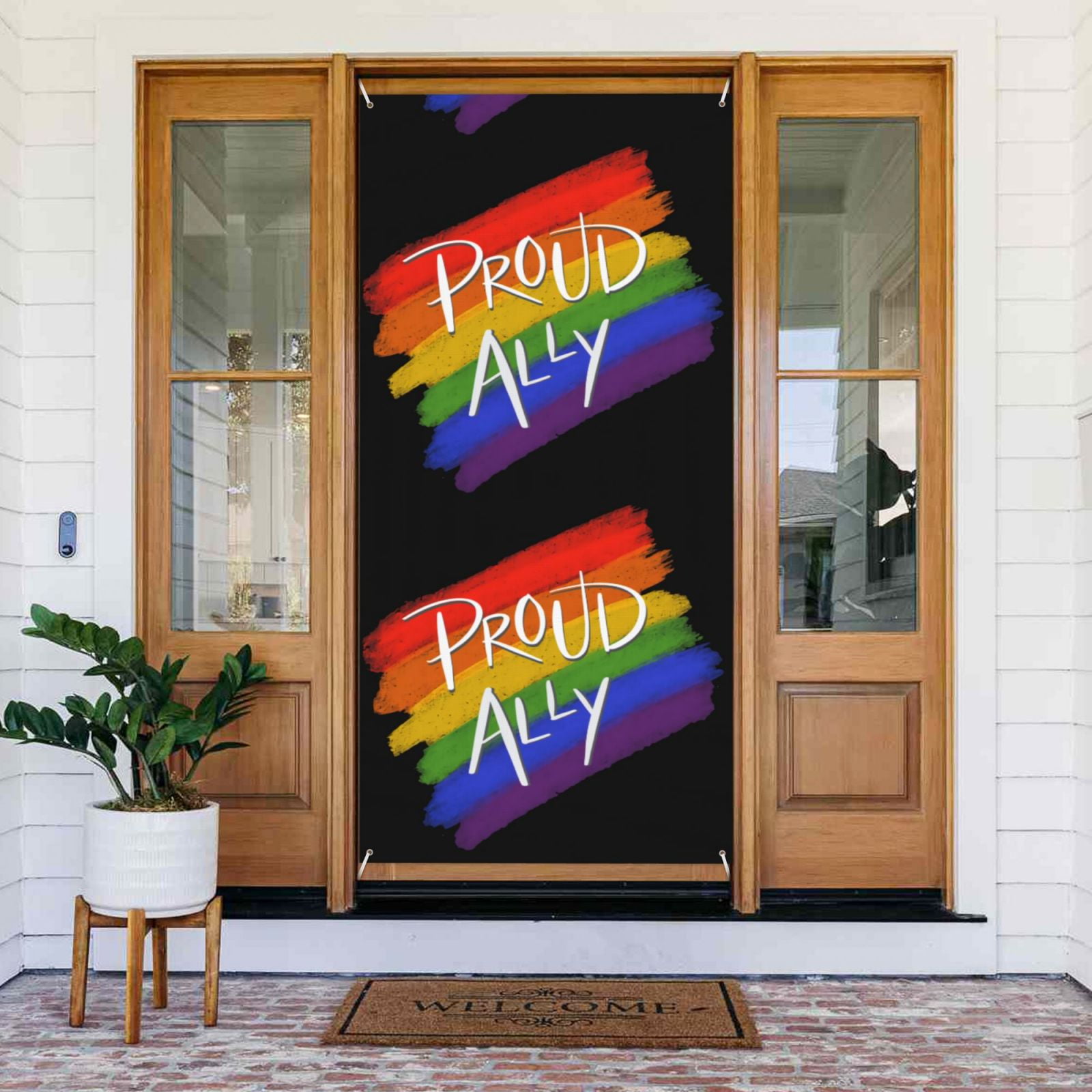 Pride Month Lgbtq Gay Pride Ally Door Cover Decoration Backdrop Banner ...