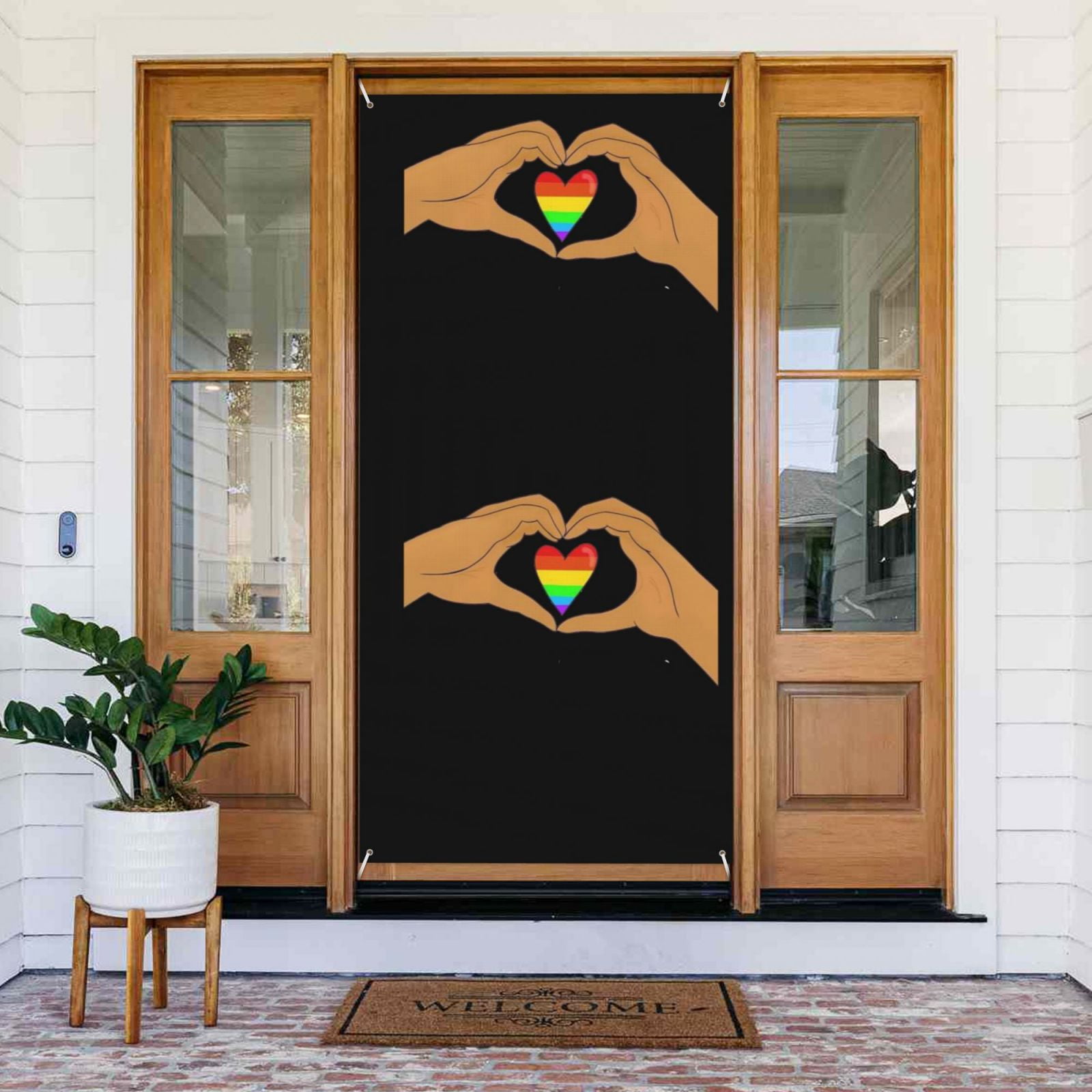 Pride Month Lgbtq Gay Pride Ally Door Cover Decoration Backdrop Banner ...