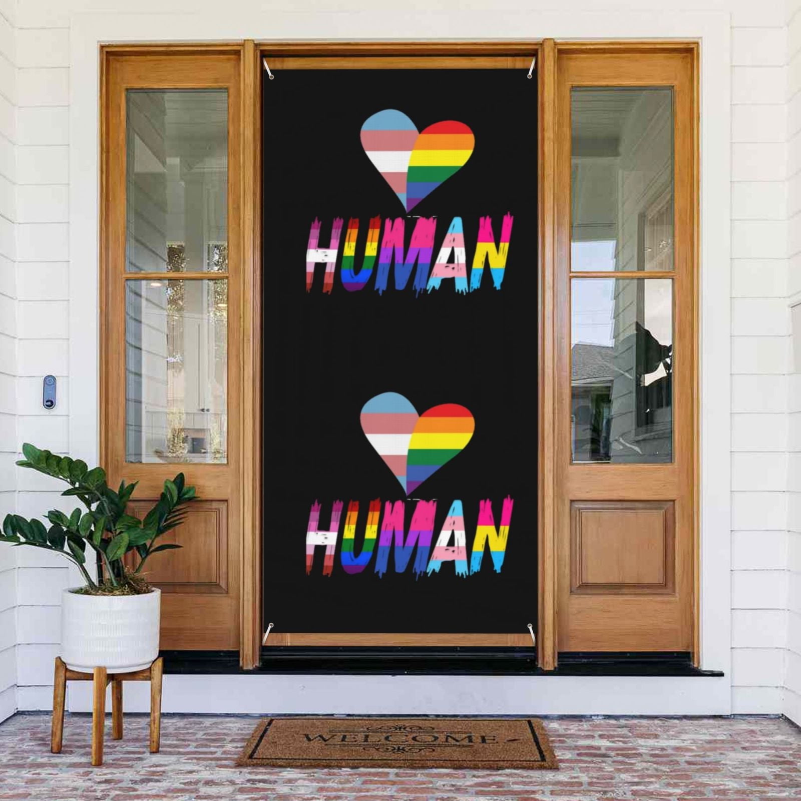 Pride Month Lgbtq Gay Pride Ally Door Cover Decoration Backdrop Banner ...