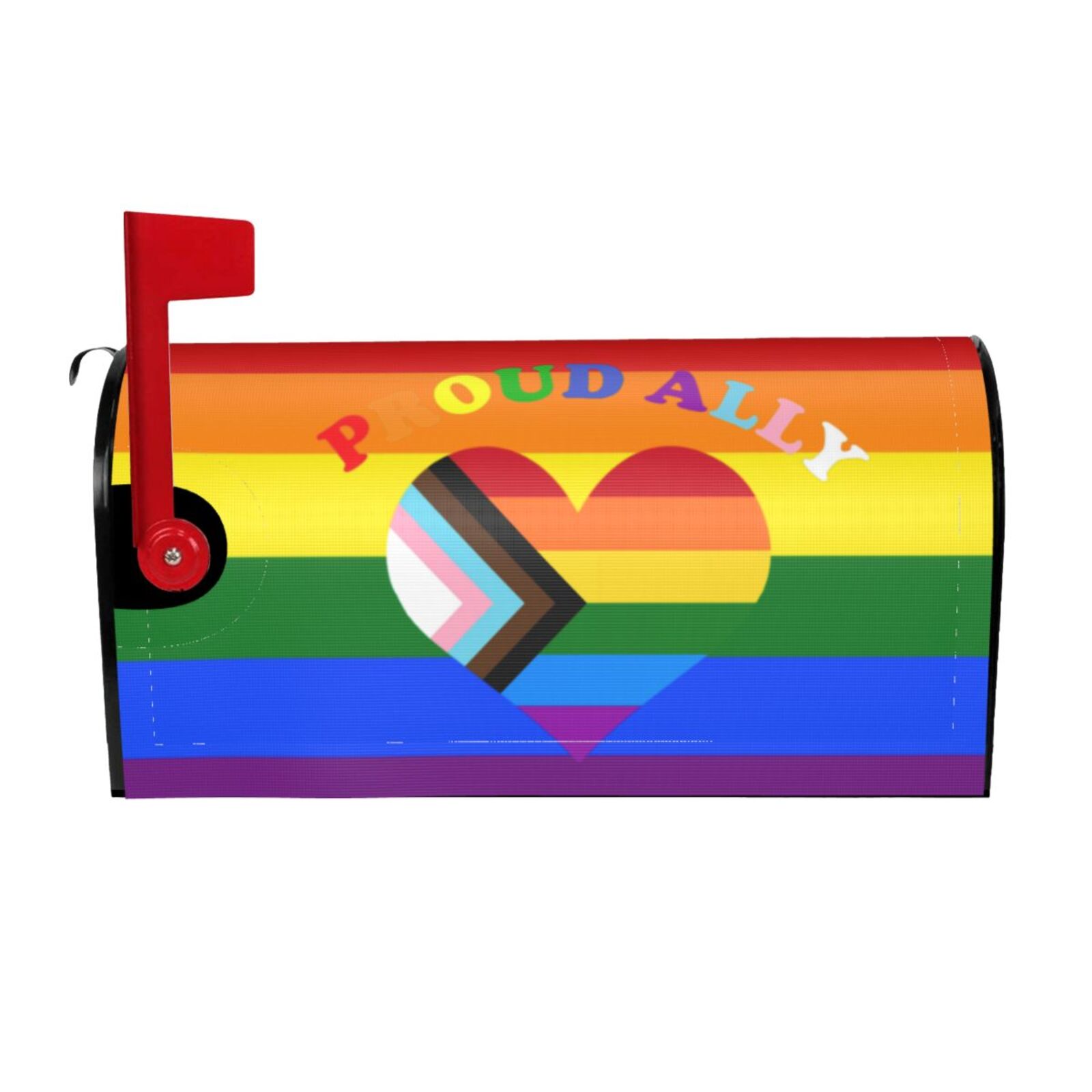 Pride Month Lgbtq Gay Pride Ally Magnetic Mailbox Cover Post Box For ...