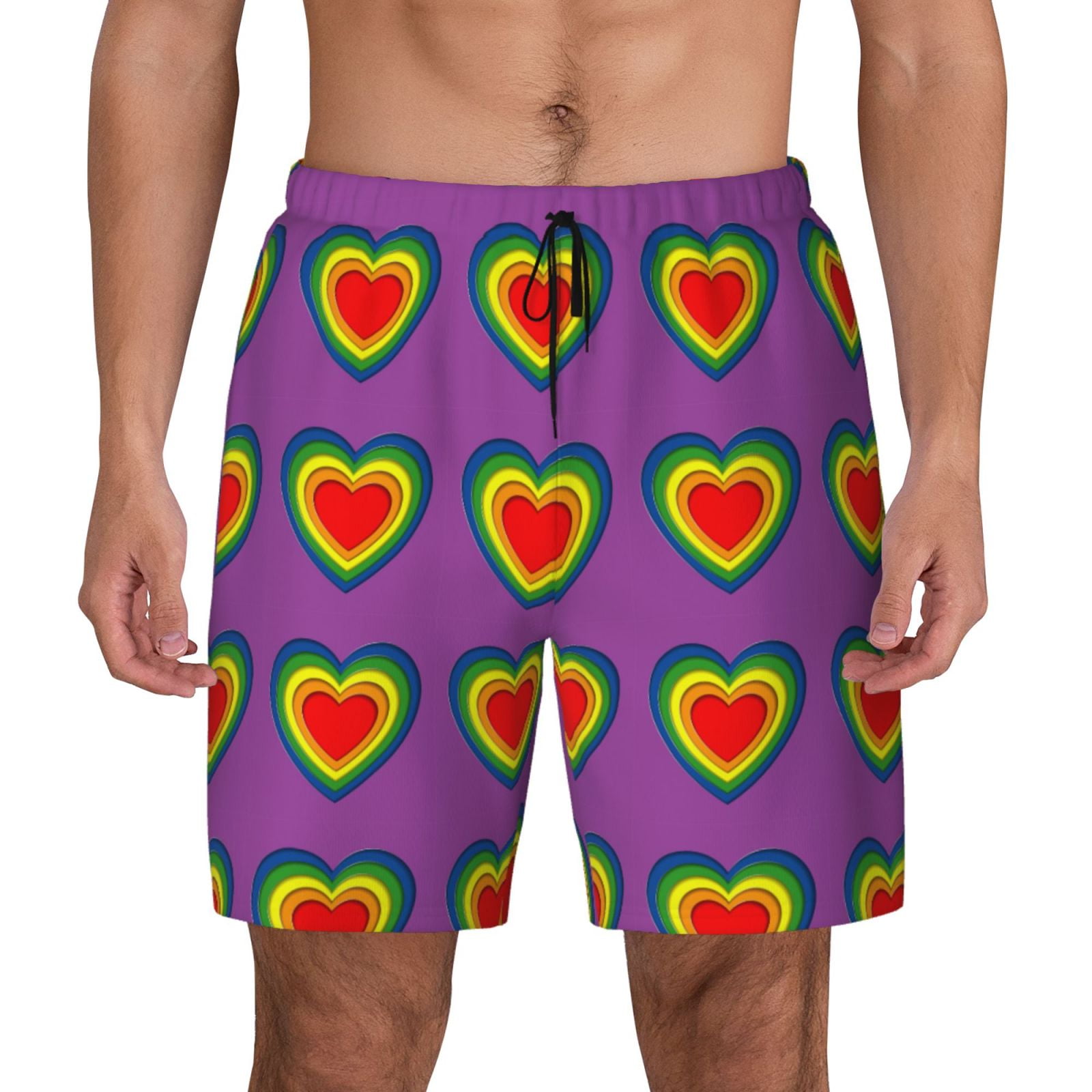 Pride Month Lgbtq Gay Pride Ally Mens Swim Trunks With Compression ...