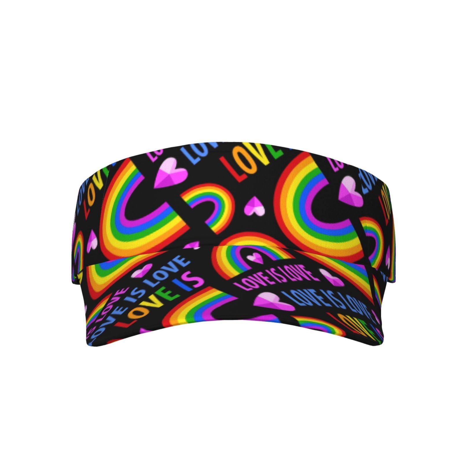 Pride Month Lgbtq Gay Pride Ally Sport Visor Hat Adjustable Sun Cap For ...