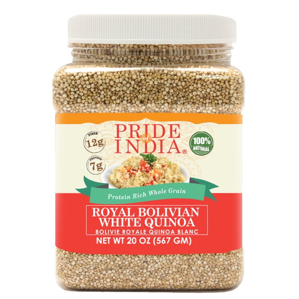 Pride Of India White Royal Quinoa 1.25 lbs Organic Whole Grain Protein Nutritious Food - Walmart.com