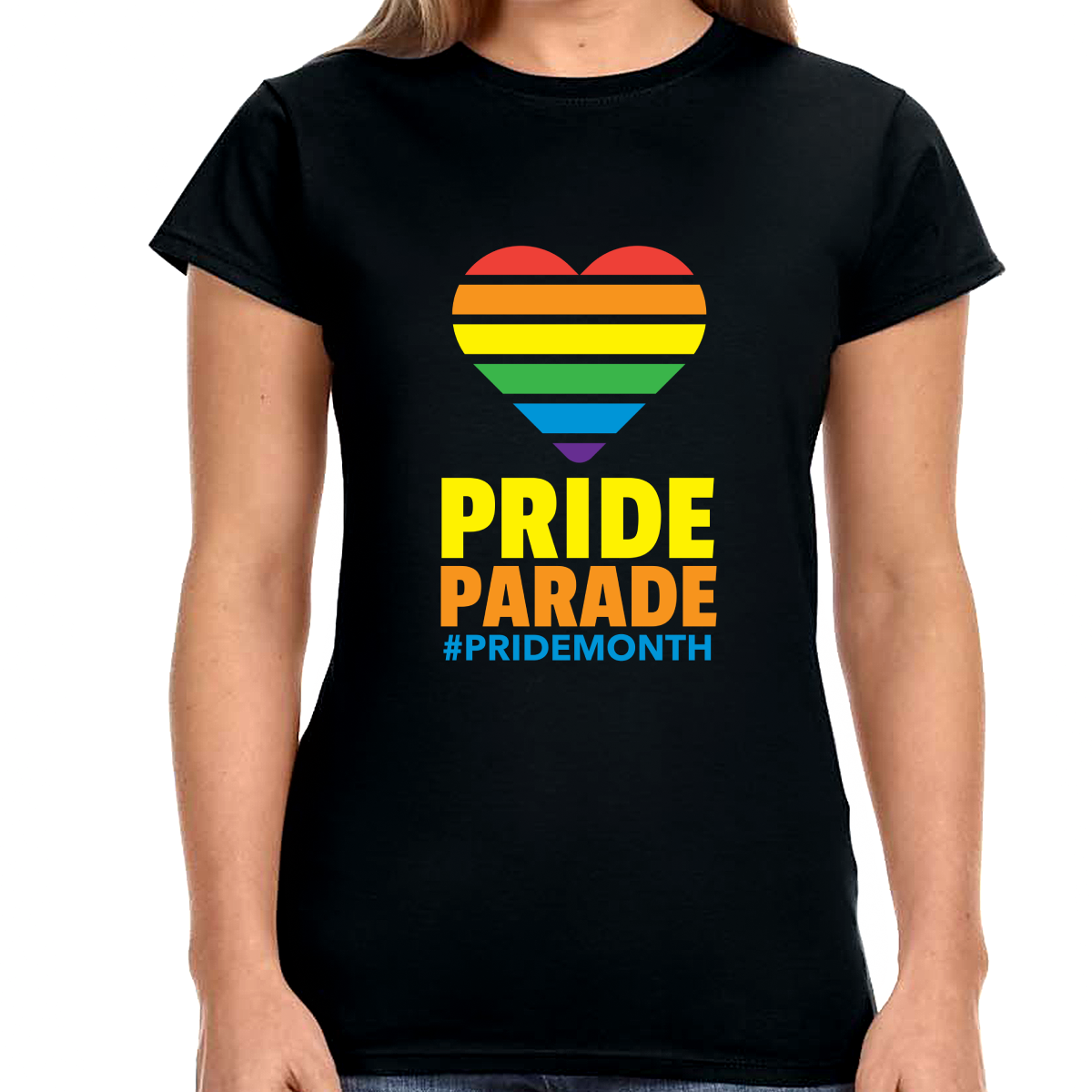 Pride Parade LGBTQ Pride Rainbow Flag Gay Lesbian Pride Ally Women Tops ...