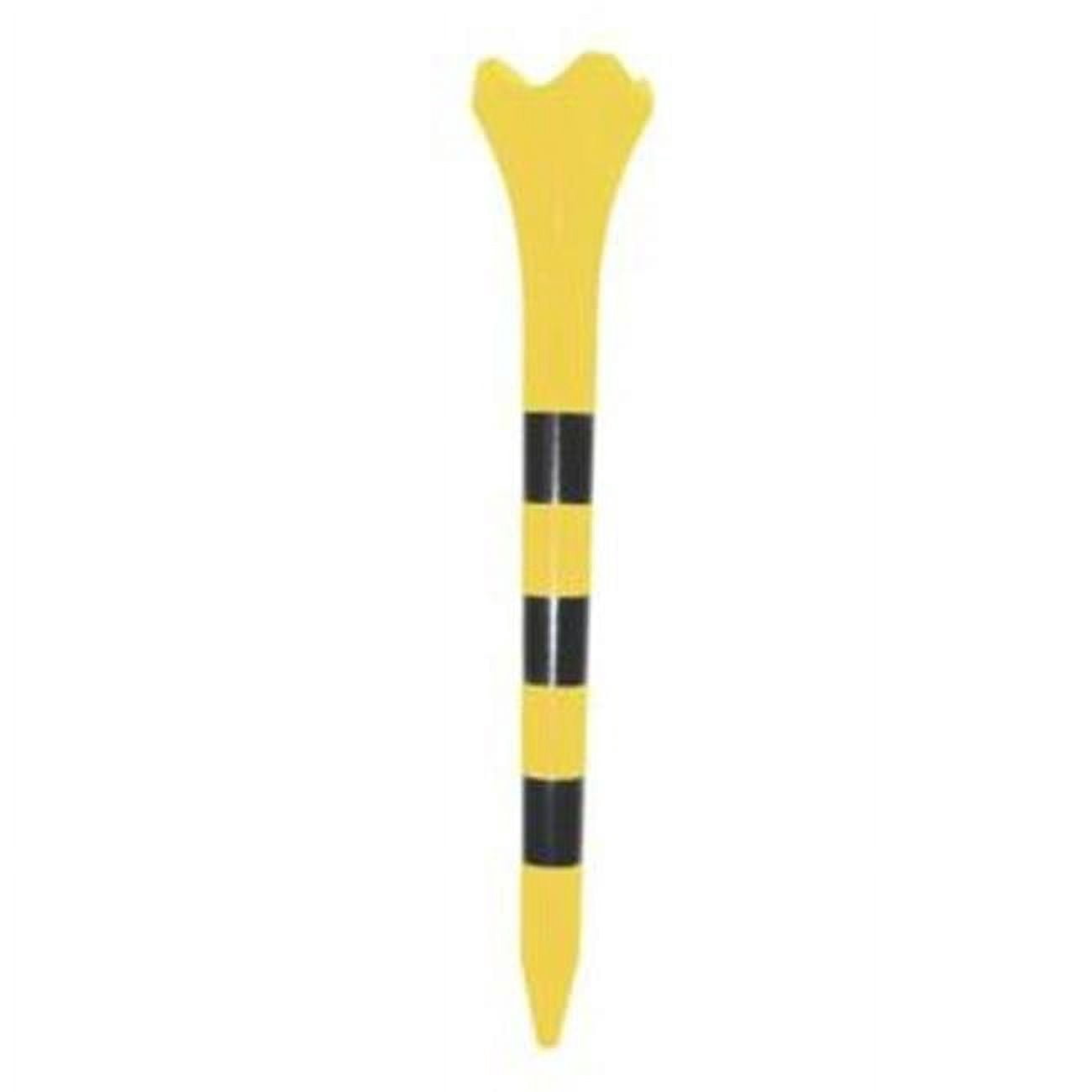 Pride Performance Plastic 3.25 inch Striped Yellow Golf Tee, 30 Count ...