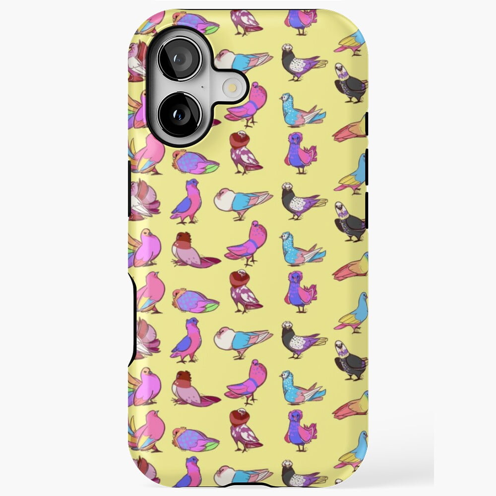 Pride Pigeons Rainbow Equality Artwork Case iPhone 17 16 15 14 13 12 11 ...