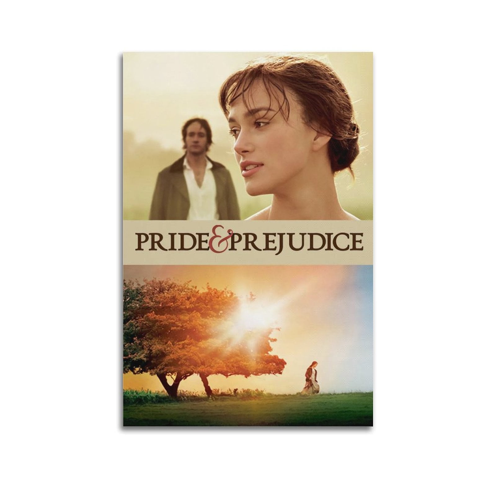 Pride & Prejudice Poster Wall Art Canvas Aesthetic Music And Movies ...