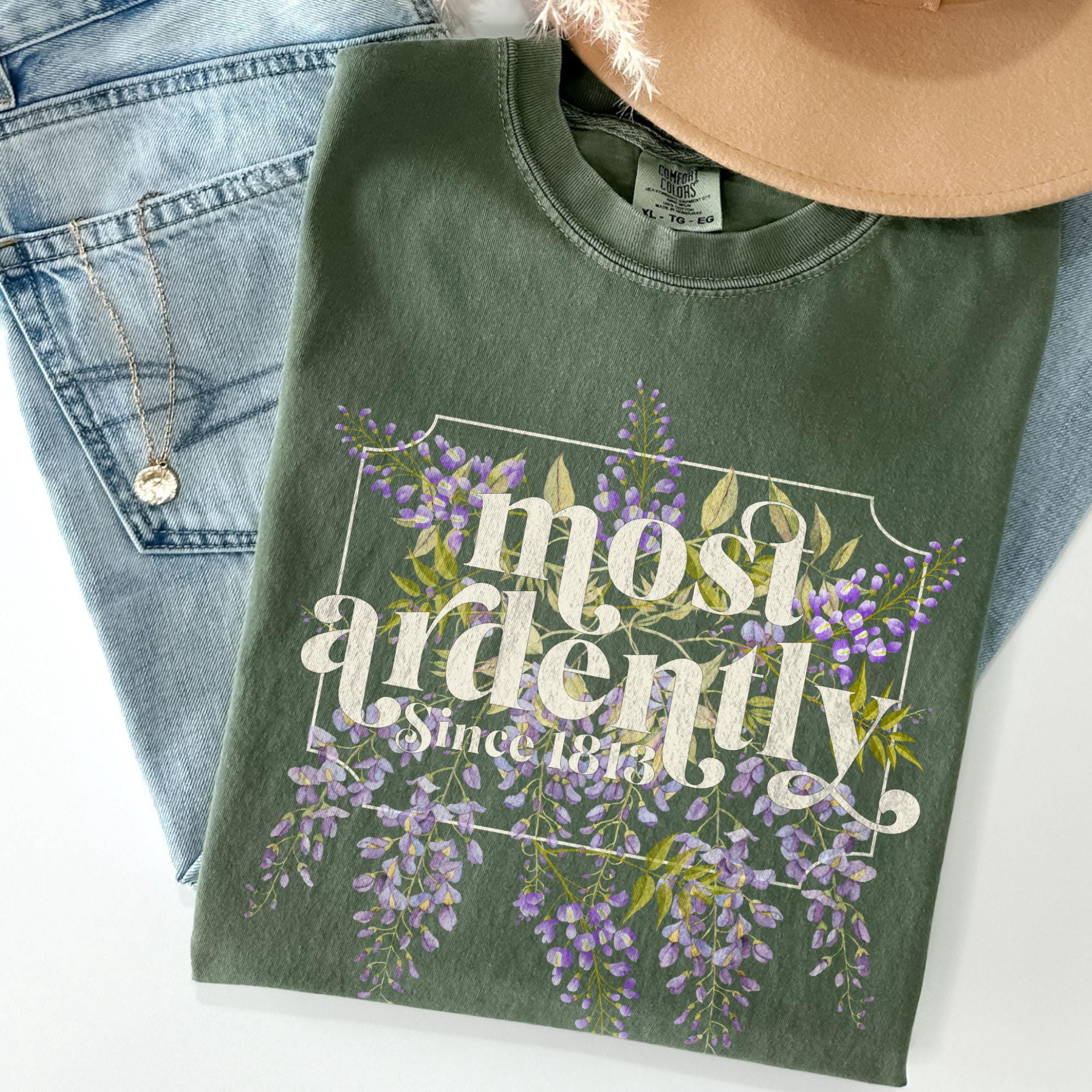 Pride Prejudice Shirt Jane Austen Most Ardently Literary Classic Tshirt ...