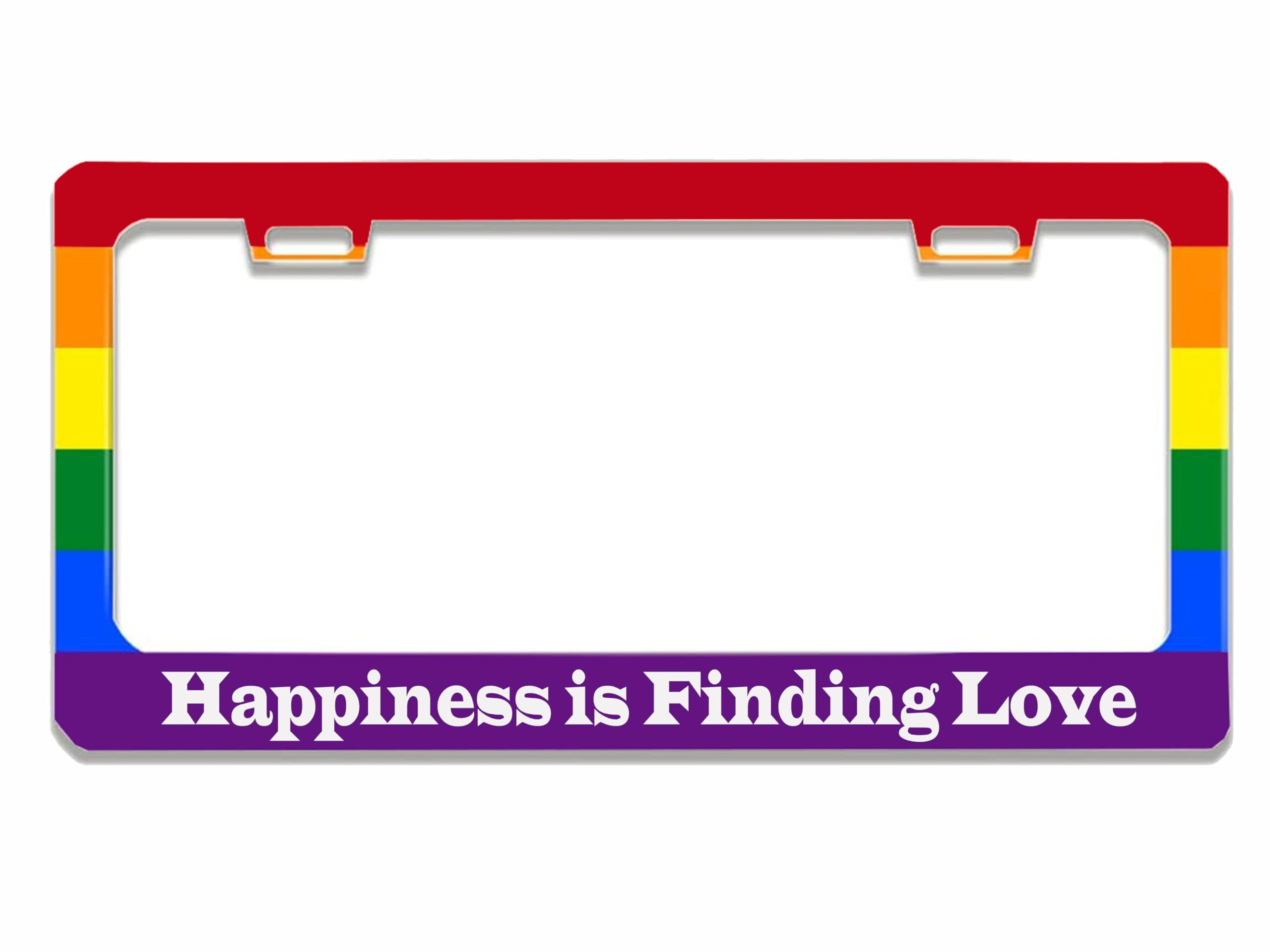Pride Rainbow Flag -Happiness is Finding Love,Funny Design Heavy Duty ...