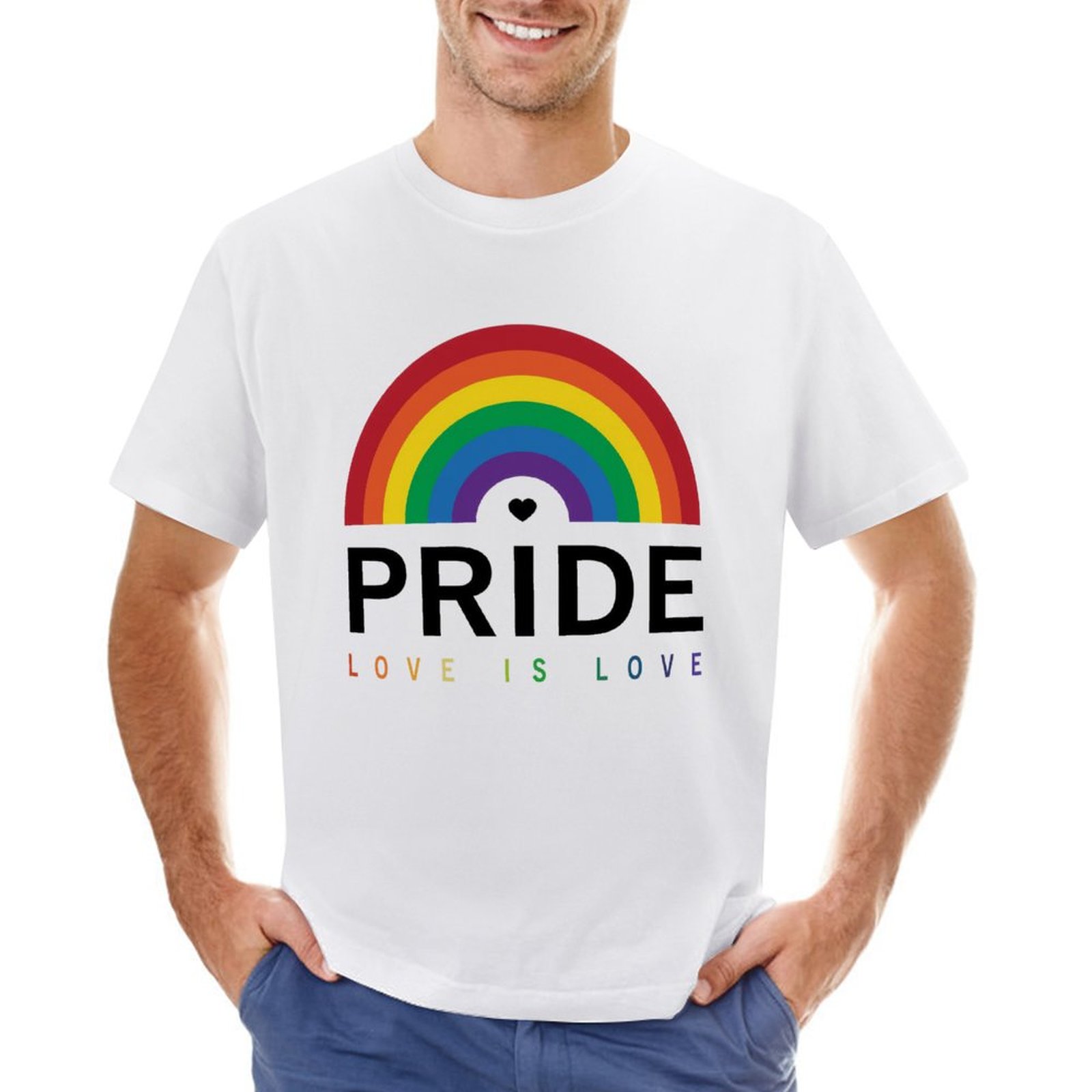 Pride Rainbow Flag LGBT Gays And Lesbians Love Is Love Vintage T-shirt ...