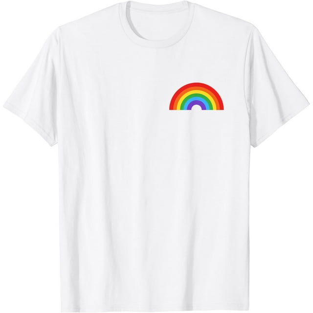 Pride Rainbow Flag LGBTQIA Equality Gay Lesbian Transgender T-Shirt ...