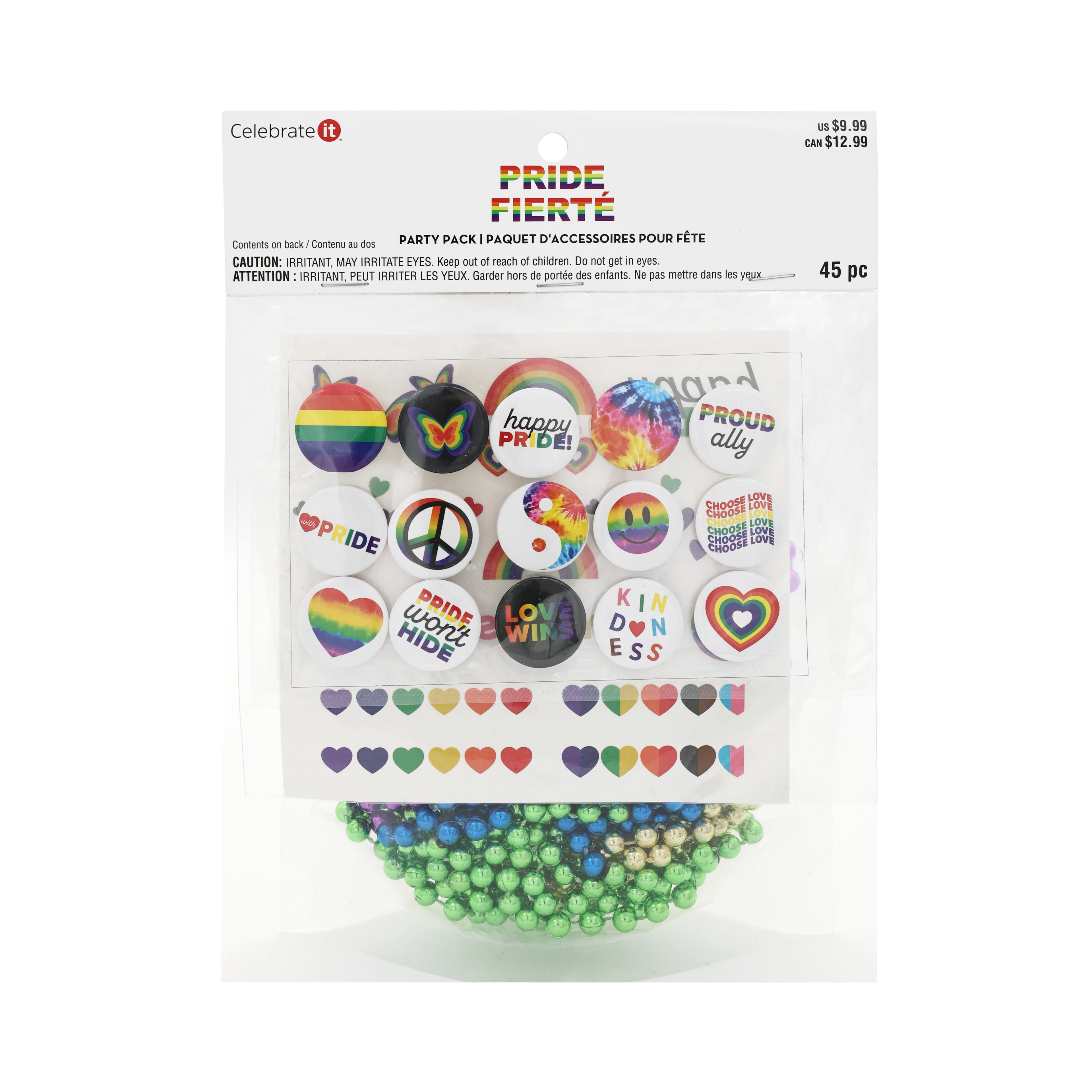 Pride Rainbow Party Pack by Celebrate It™ - Summer Crafts - Walmart.com
