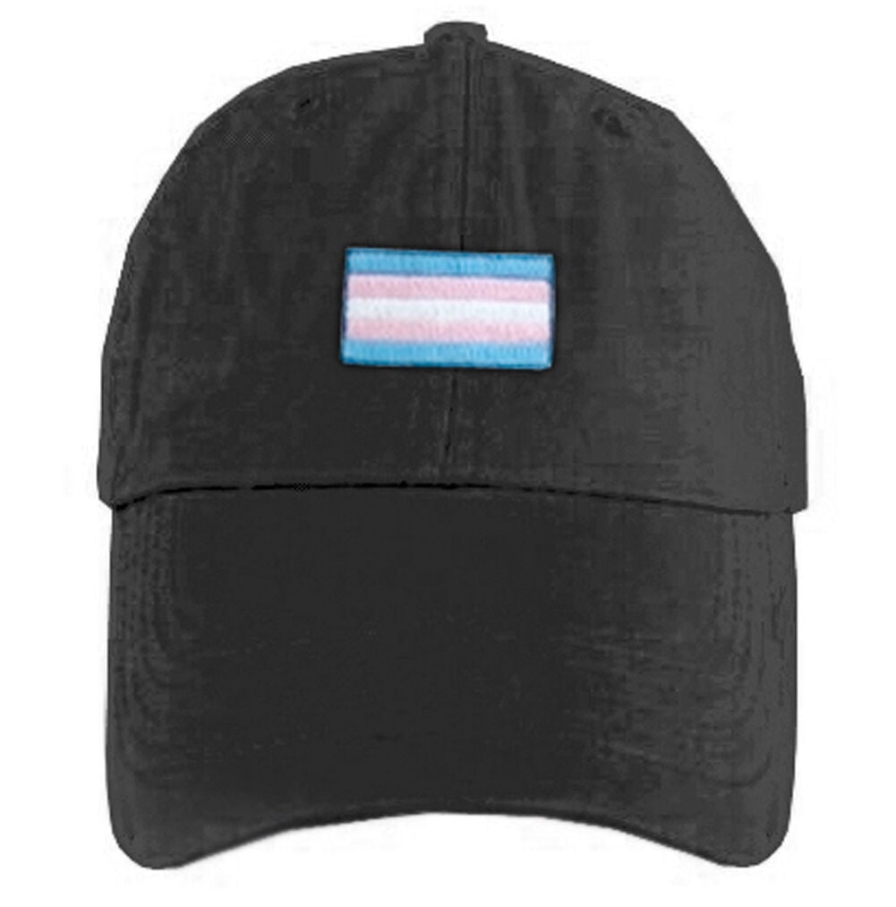 Pride Shack - Black Baseball Hat Transgender Flag - LGBT Gay & Lesbian ...