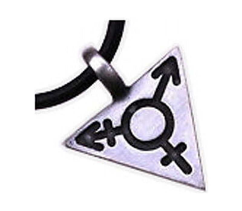 Pride Shack - Transgender Symbol Necklace - Triangle Transgender Pride ...