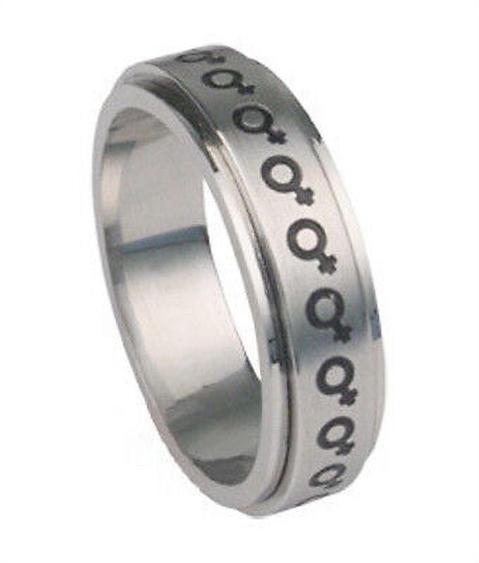 Pride Shack - Venus Female Symbol Spinner Ring - Ladies Women Lesbian Pride Ring - Walmart.com