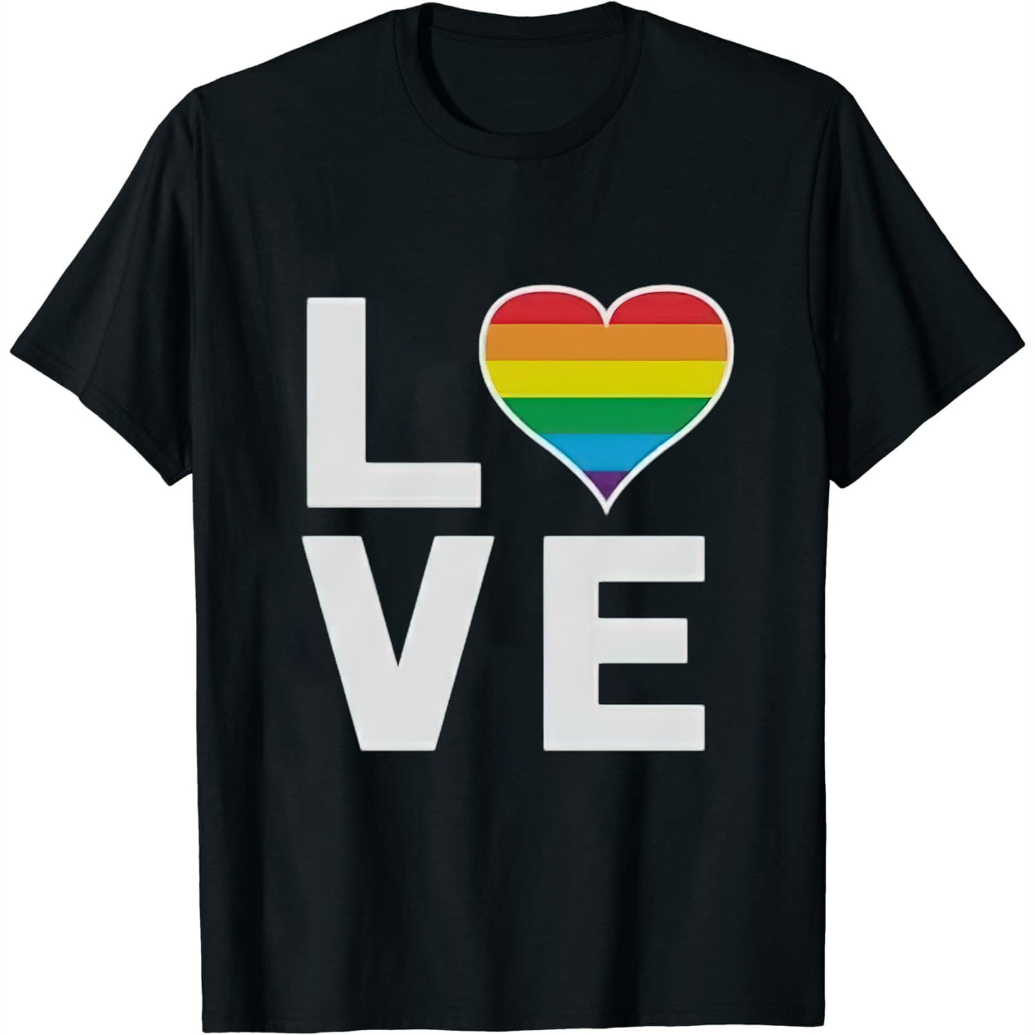 Pride Tshirt Love is Love Gay Equality Rainbow LGBTQ Shirts for Men ...