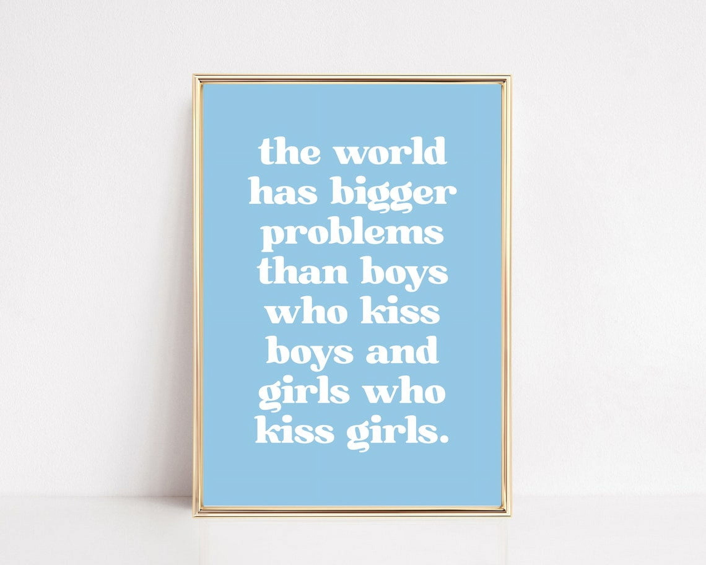 Pride Wall Art Gay Pride Decor Lgbtq Art Love Is Love Alphabet Mafia ...