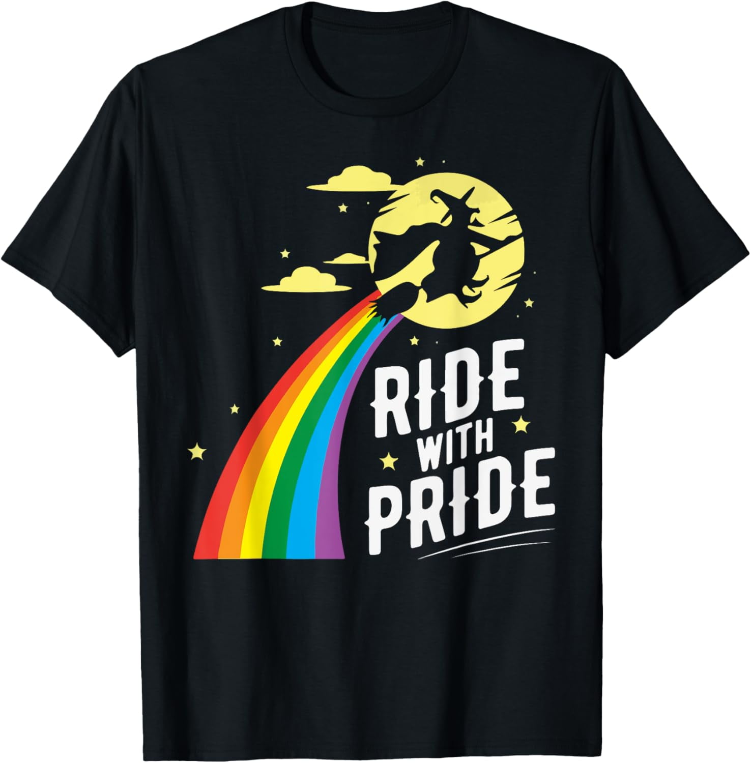 Pride Witch LGBT Gay Pride Month LGBTQ Vintage Parade T-Shirt - Walmart.com