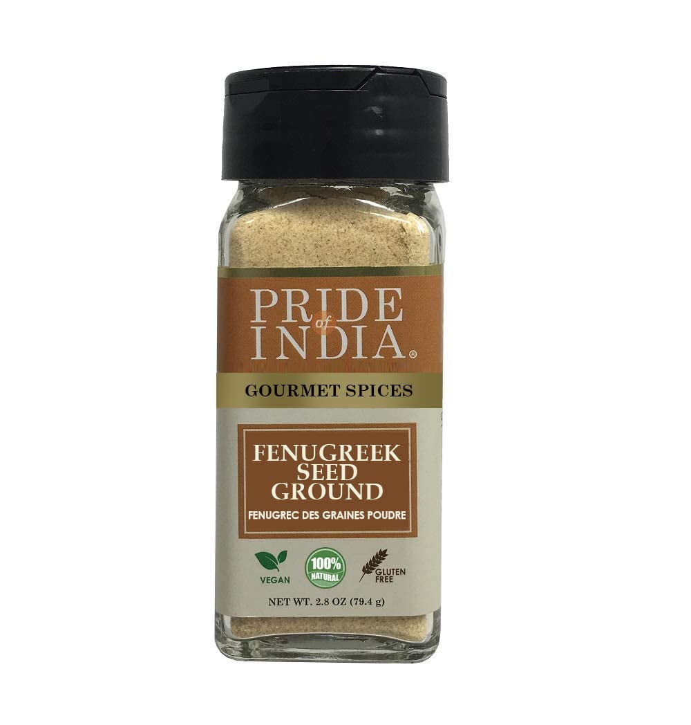 Pride of India - Gourmet Fenugreek Seed Ground - 2.3 oz Small Dual ...