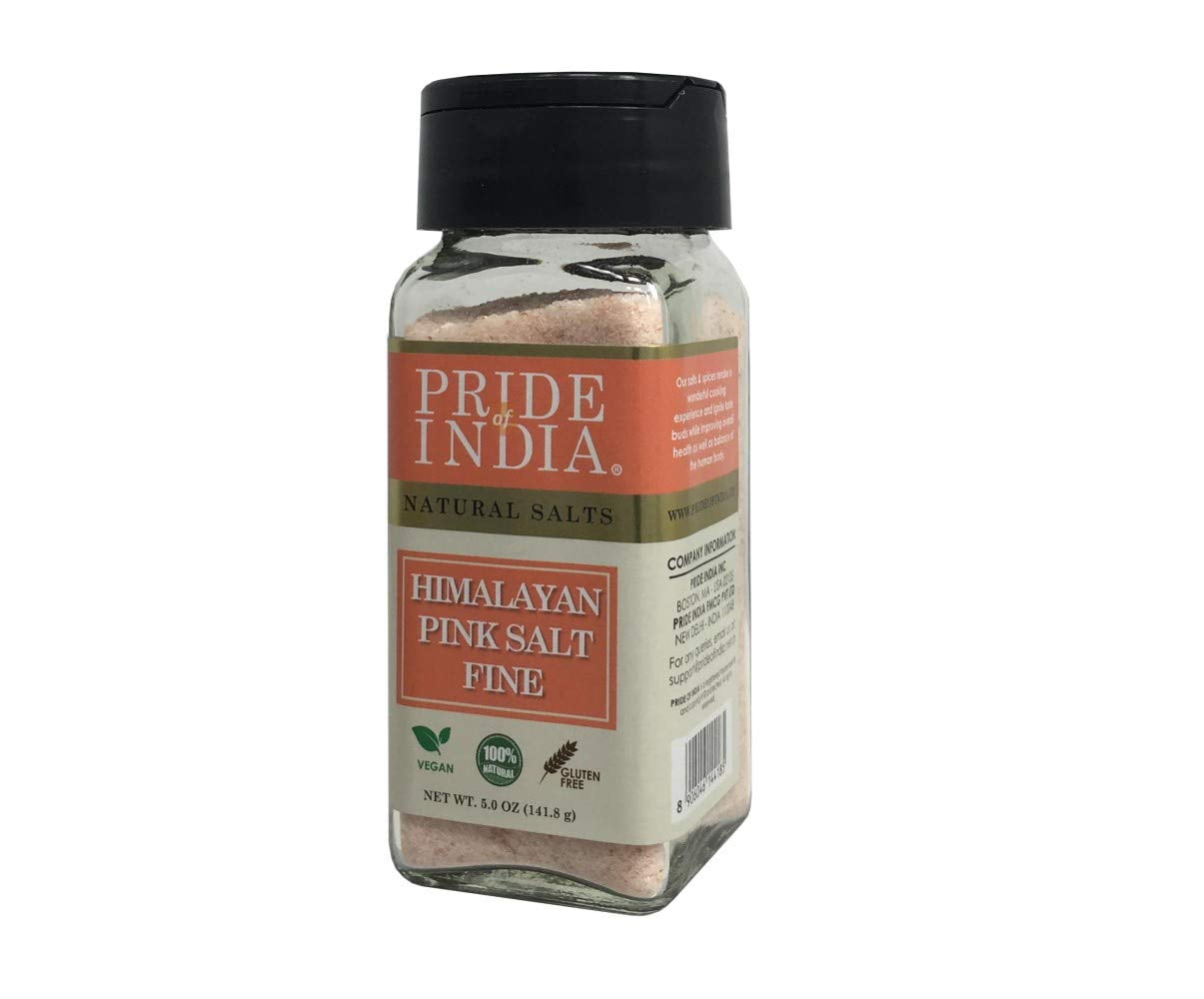Pride of India - Natural Himalayan Pink Salt Fine Ground 4.2 oz ...
