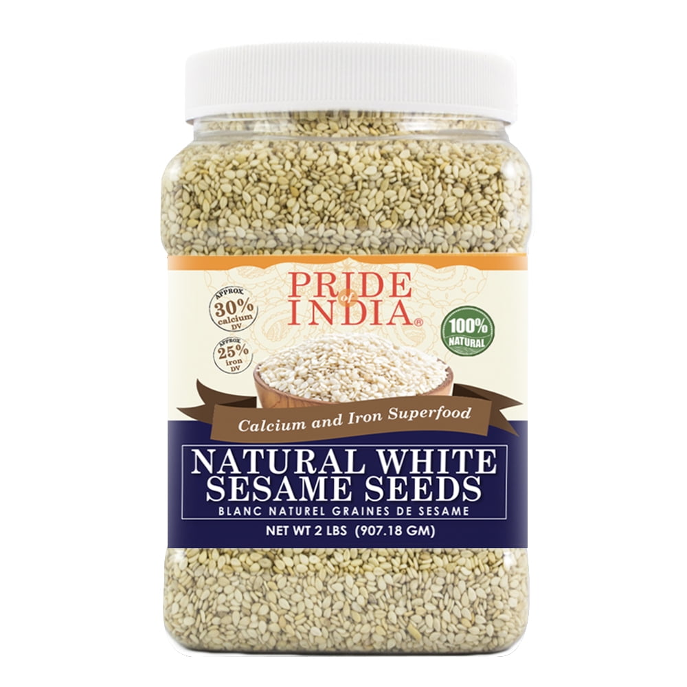 Pride of India - Natural Unhulled Sesame Seeds, Rich in Omega Fatty ...