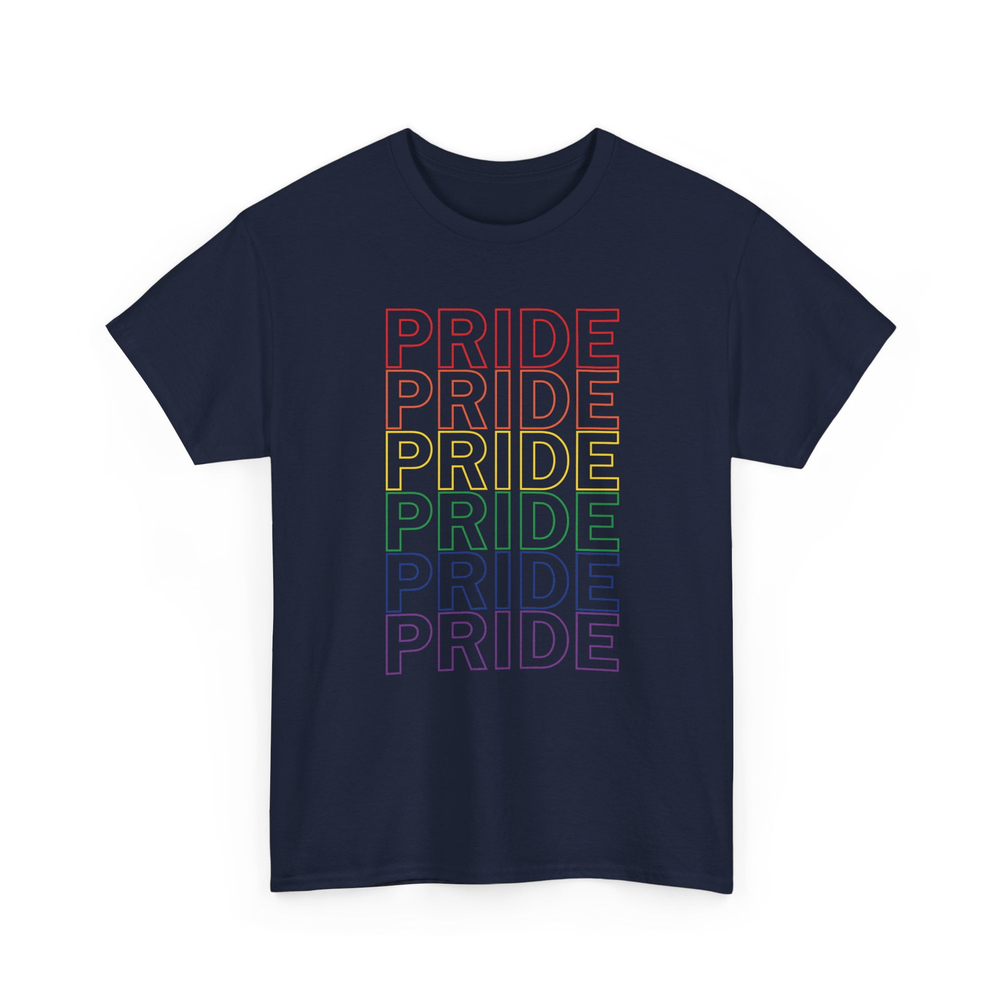 Pride on Repeat - LGBTQIA - Unisex Classic Cotton Tee - Walmart.com