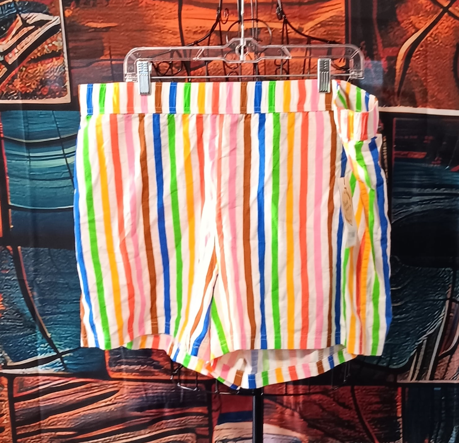 Pride uni-sex Woven multi-colored shorts in size XL - Walmart.com