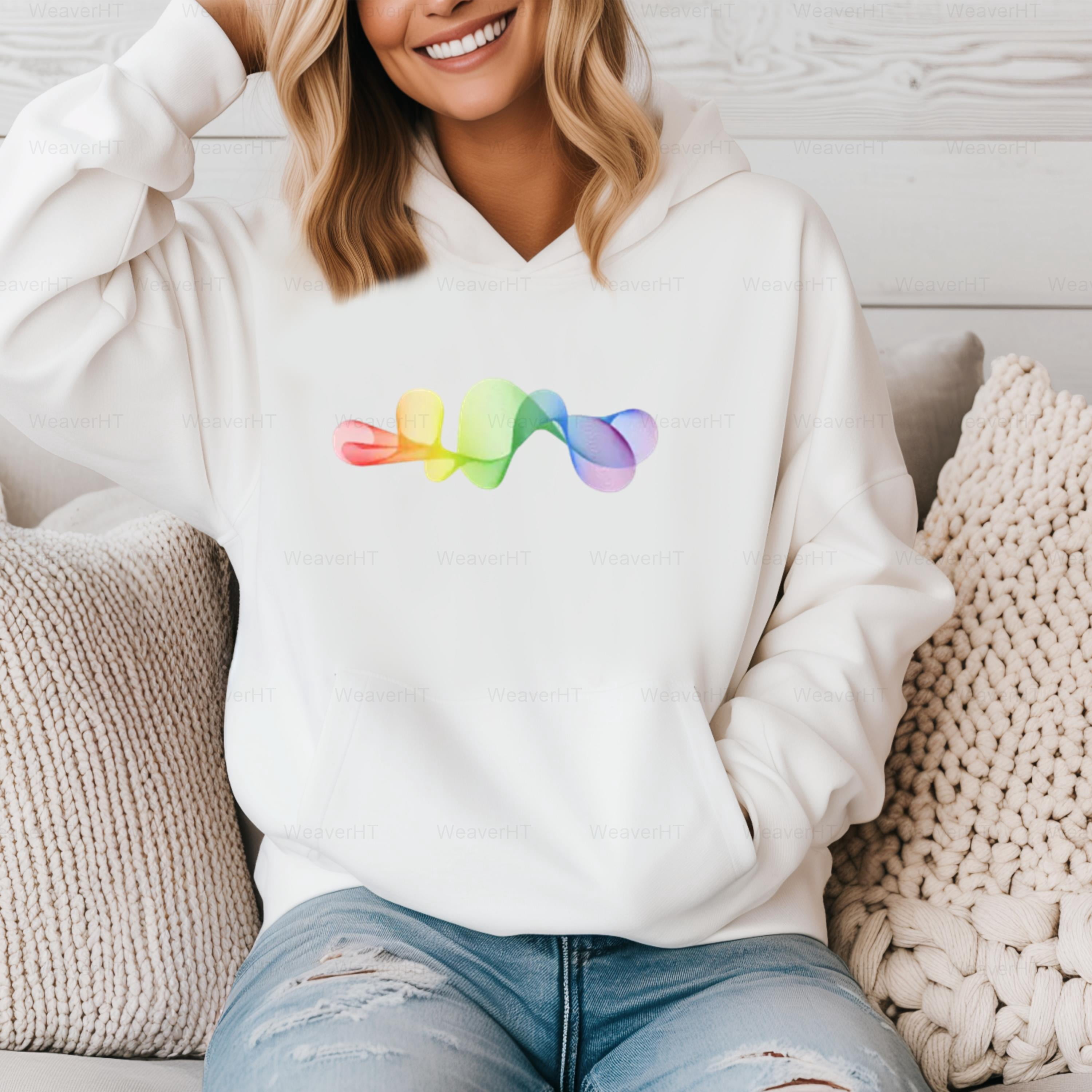 Pride vibes Hoodiewith joyful message and bold rainbow spirit - Walmart.com
