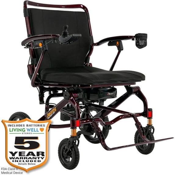 PrideMobility Jazzy Carbon HD, Folding Travel Power Chair, Weighs Just ...
