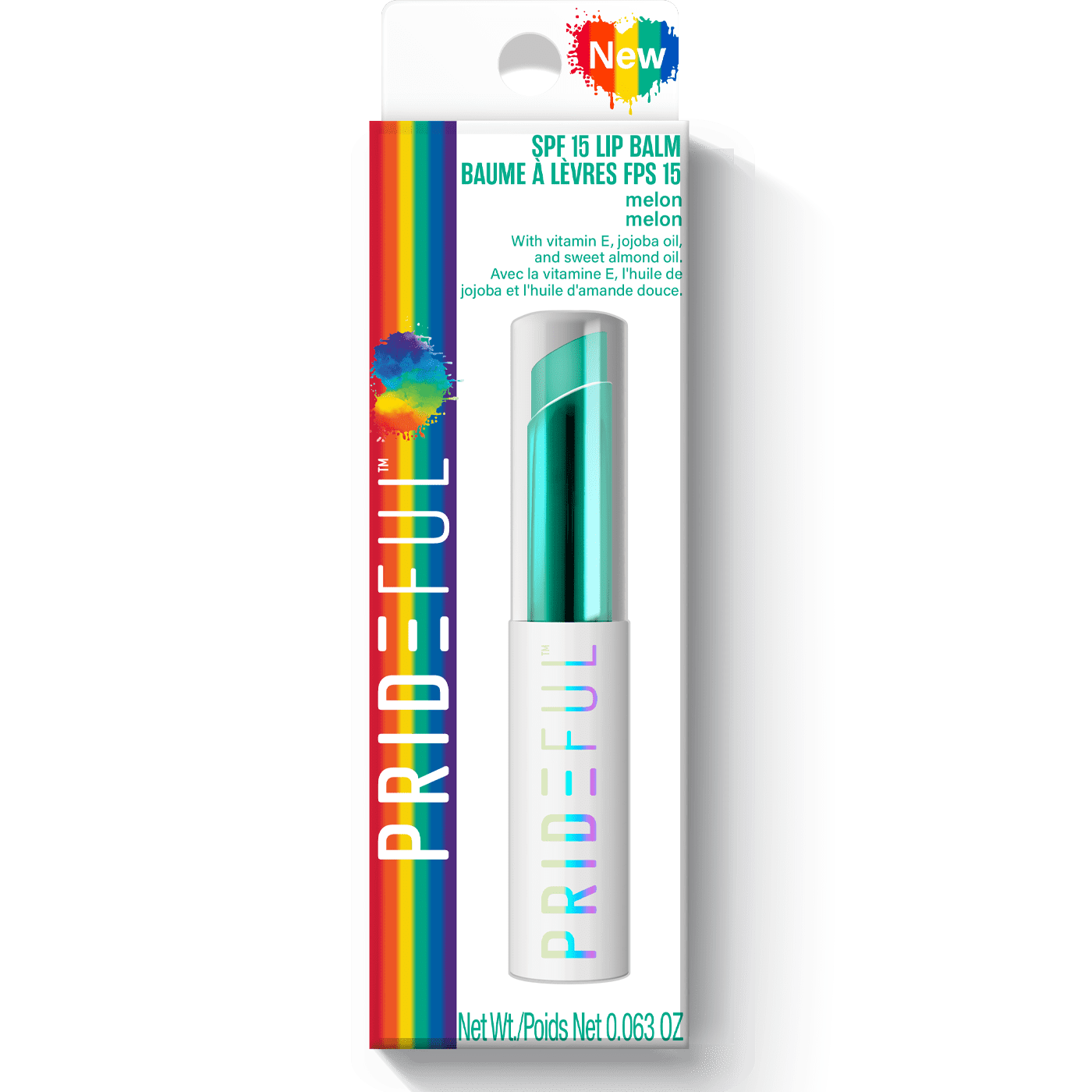 Prideful SPF 15 Lip Balm, Melon, 0.063 oz - Walmart.com