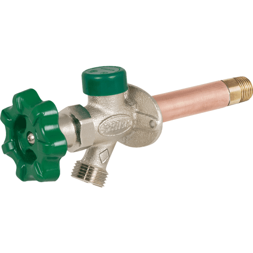 Prier 1/2 In. SWT x IPS Quarter-Turn Frost Free Wall Hydrant 8" 1/4TURN ...