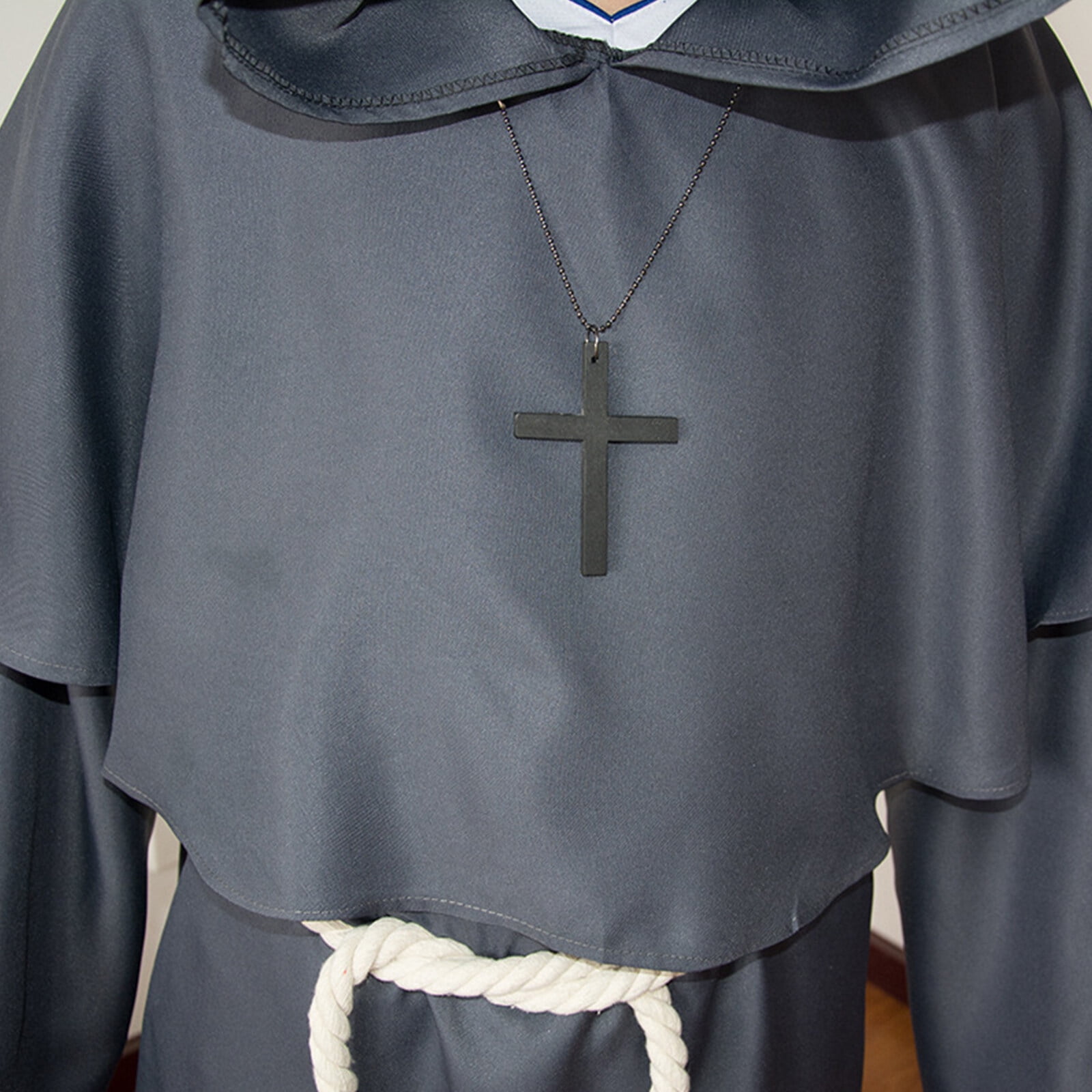 Priest Costume,Vicar Dress Priest Dress Priest Men Women Father Belt ...