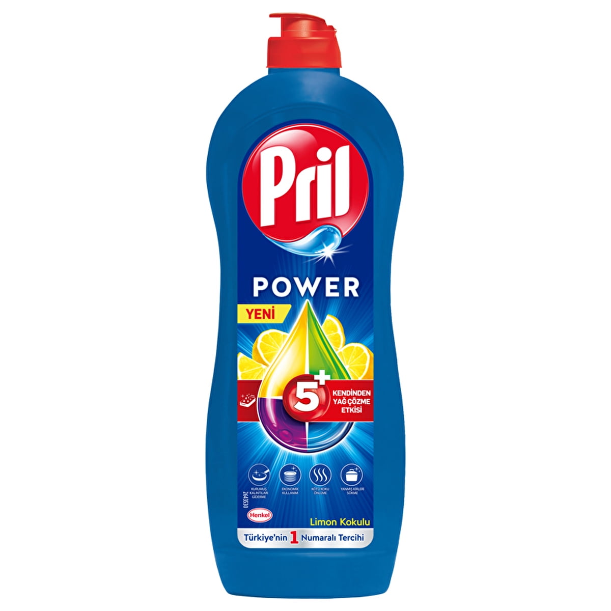 Pril Hand Washing Liquid Dishwashing Detergent 675 gr (Lemon 5+ Effect ...