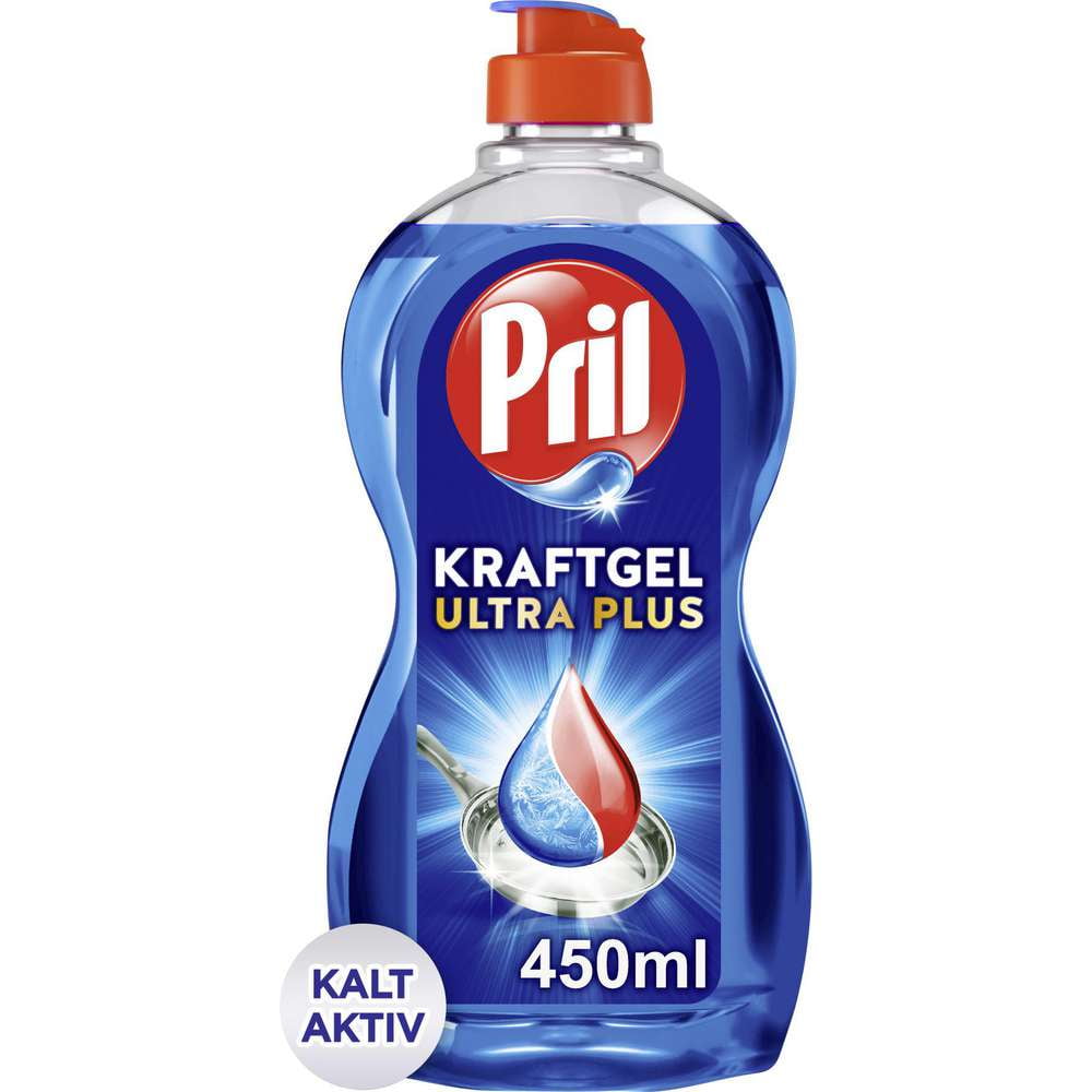 Pril Kraft Gel Ultra Plus dishwashing liquid 450ml /15 fl oz. - Walmart.com