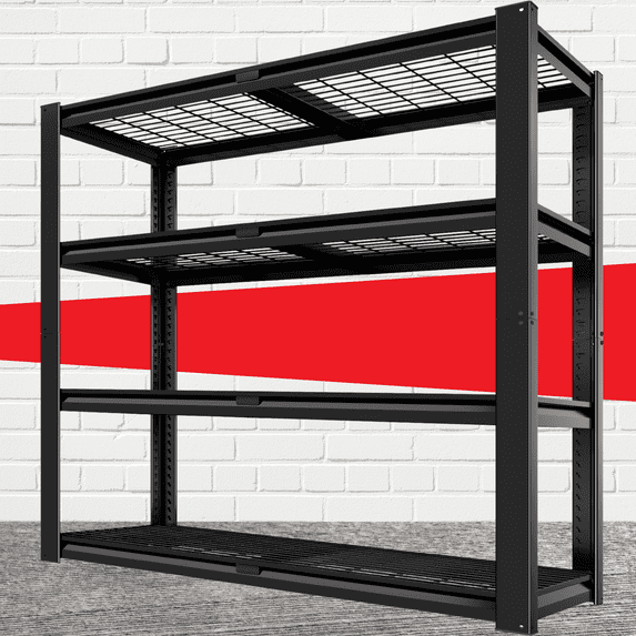 Prilinex 2200LBS Metal Storage Shelves Wire Shelving Unit Garage ...